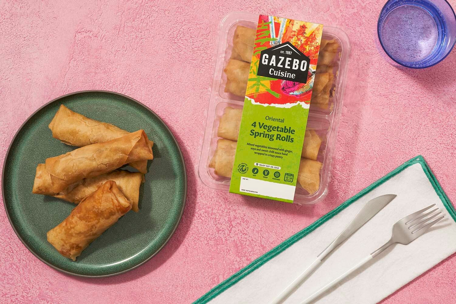 4 Oven-Ready Vegetable Spring Rolls | 200g Recipe | HelloFresh