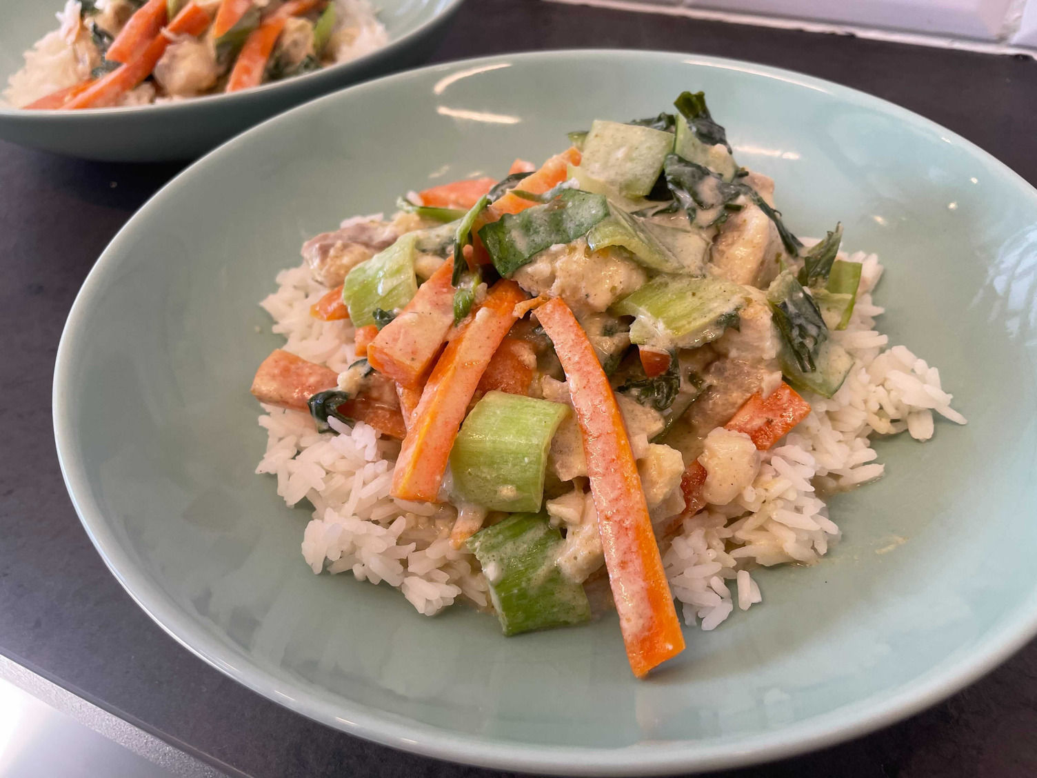 Haddock in coconut green curry Recept | HelloFresh