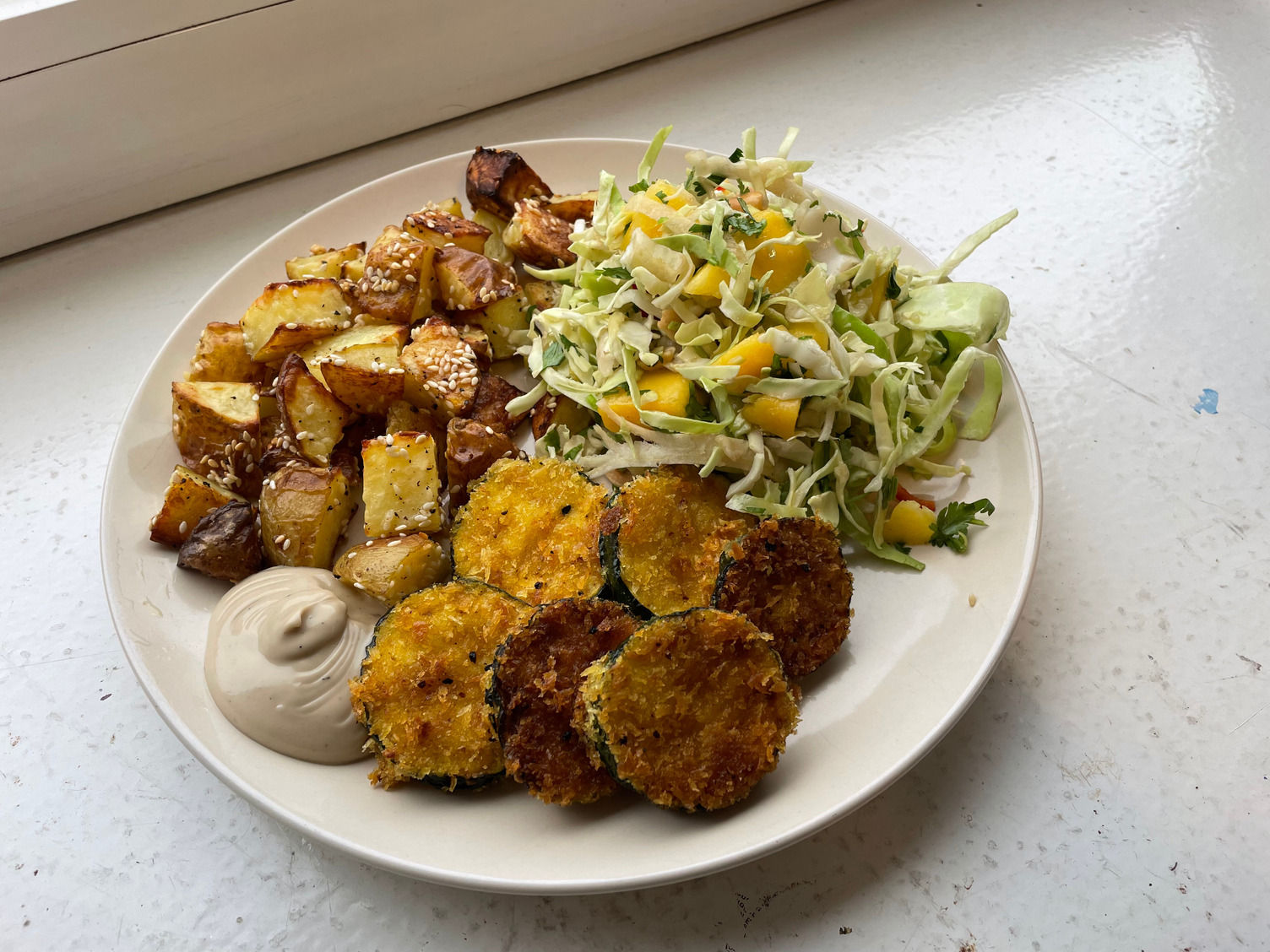 Crispy fried zucchini Recept | HelloFresh