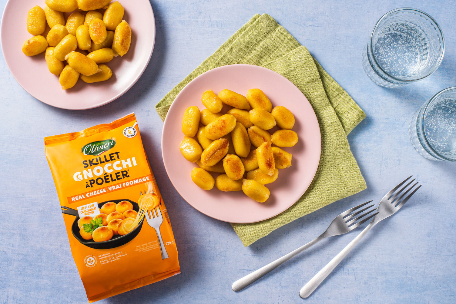Gnocchis à poêler frais farcis de fromage Olivieri Recette | HelloFresh