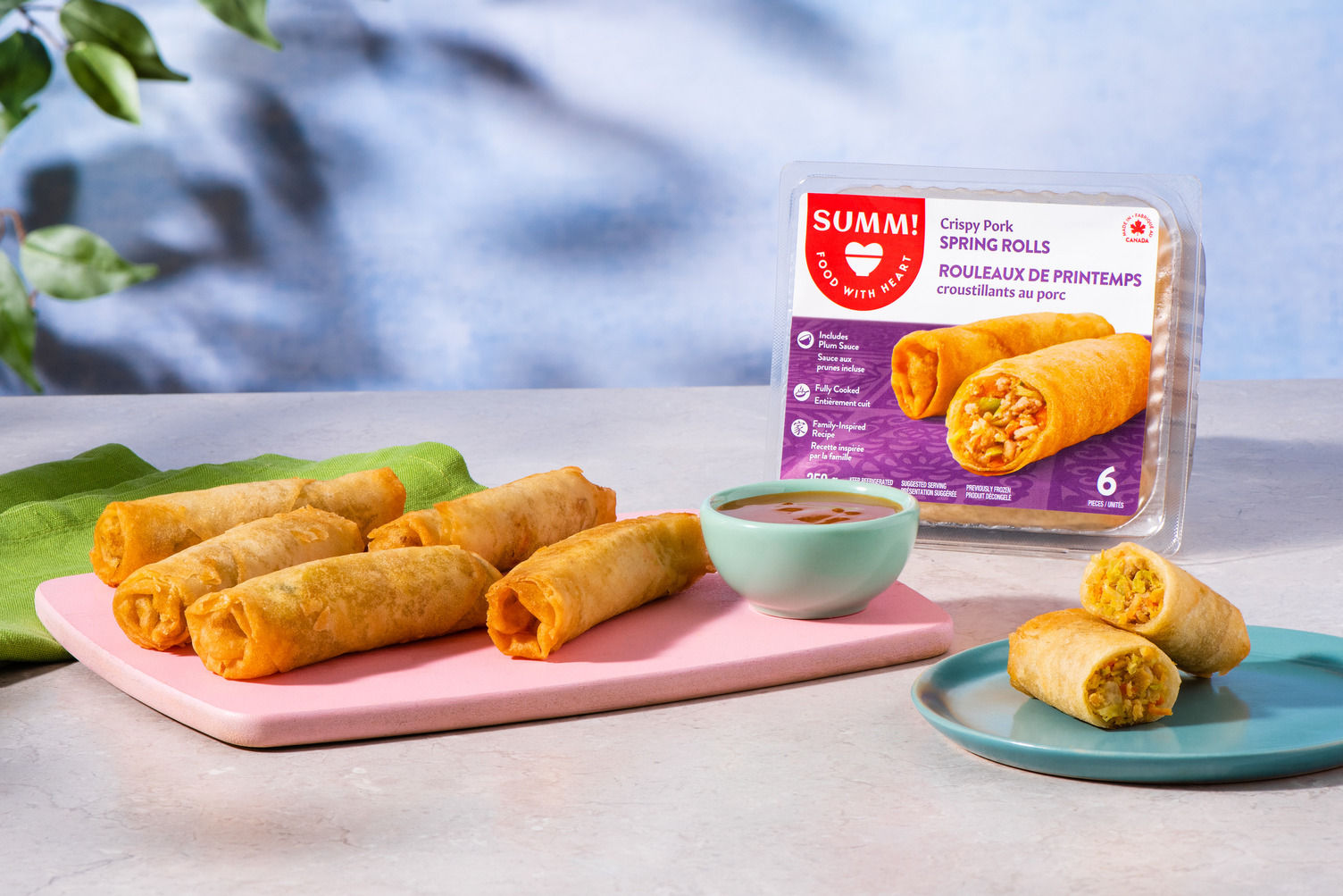 Pork Spring Rolls with housemade plum sauce Recipe | HelloFresh