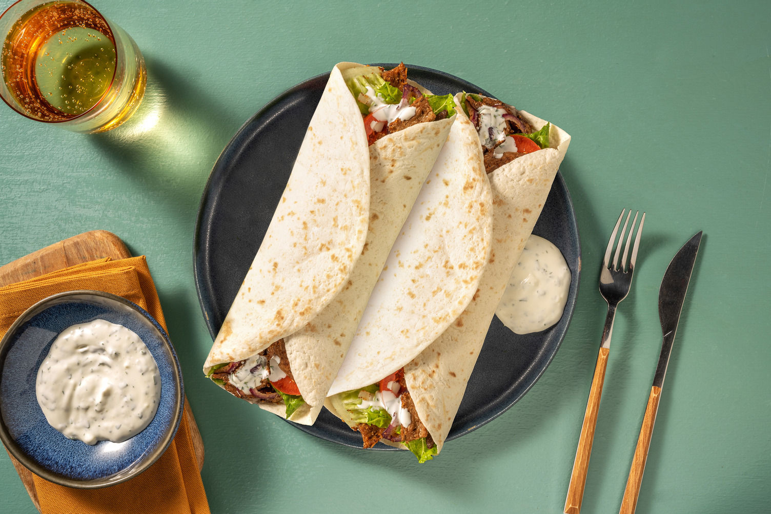 Vegetarisk pulled bean-wrap | HelloFresh