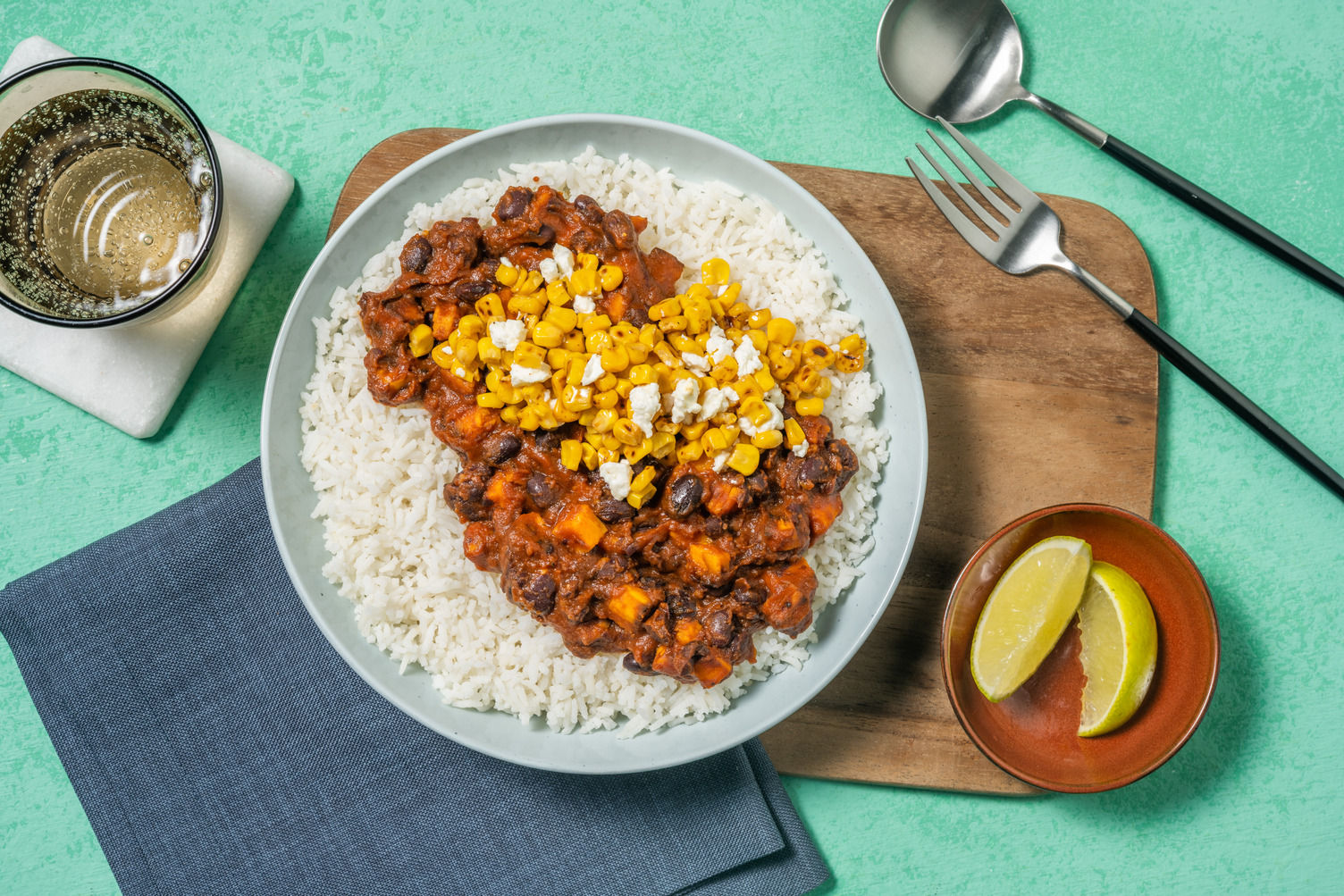 Chipotle Sweet Potato and Black Bean Rice Bowl Recipe | HelloFresh
