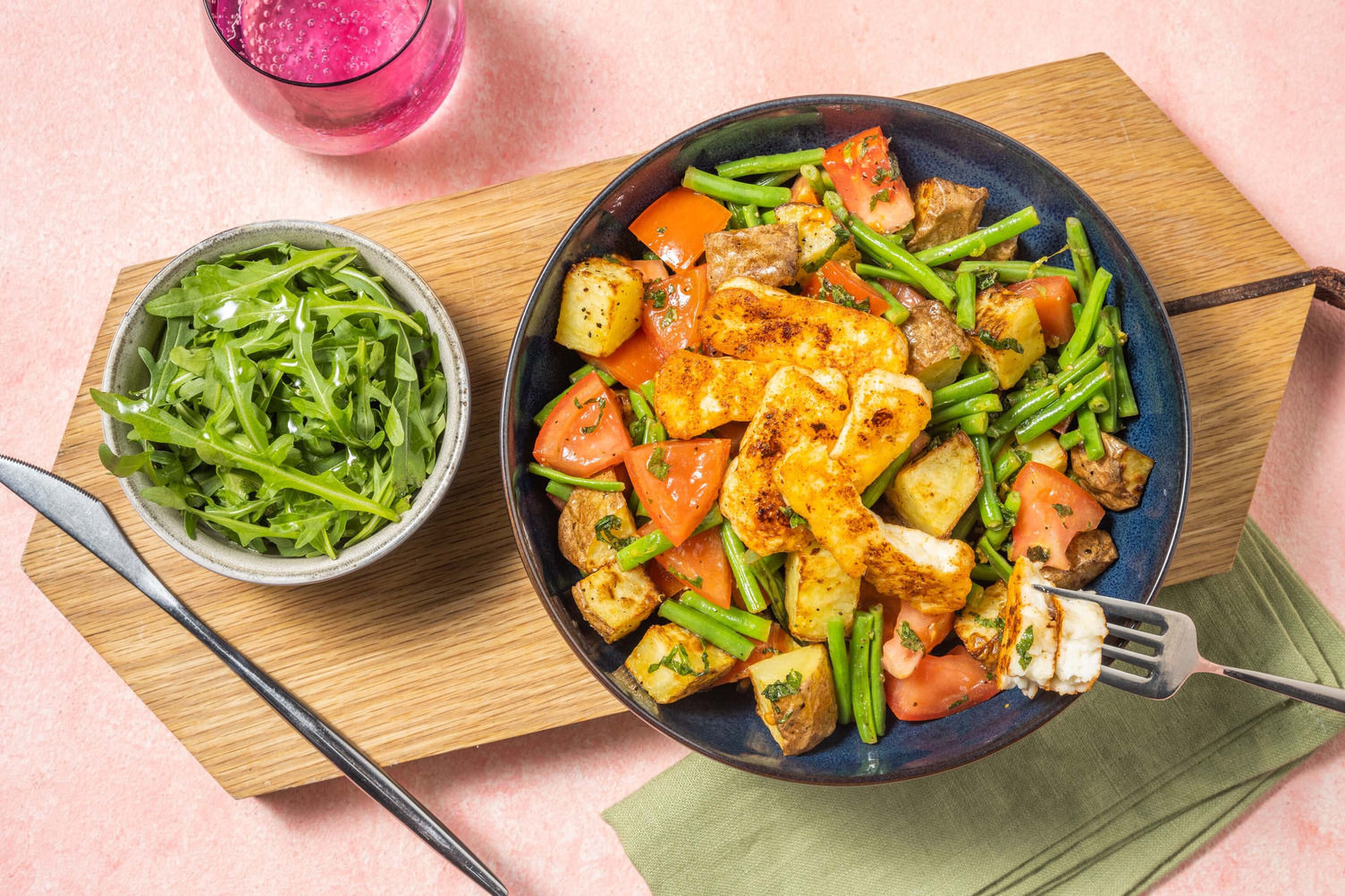 Honeyed Peri Peri Halloumi Salad Recipe | HelloFresh