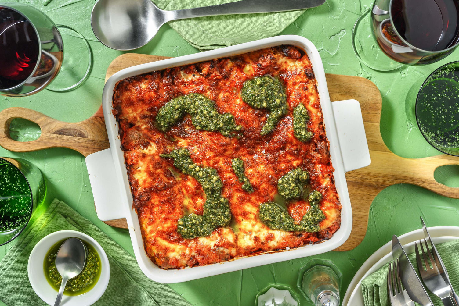 Italienische Lasagne mit Hackfleisch vom Weiderind Rezept | HelloFresh