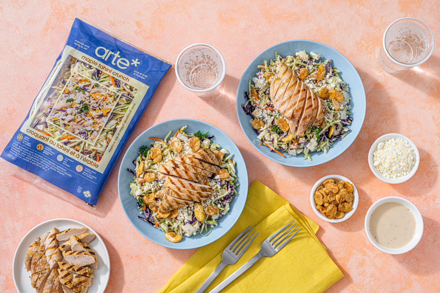 Maple Tahini Crunch & Chicken Breast Combo Recipe | HelloFresh