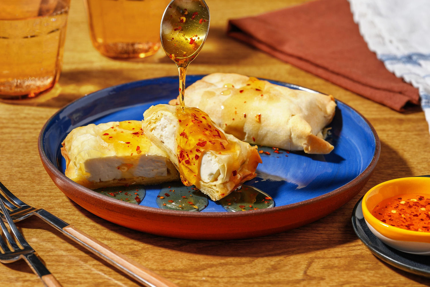 Greek Style Cheese Filo Parcels Recipe | HelloFresh