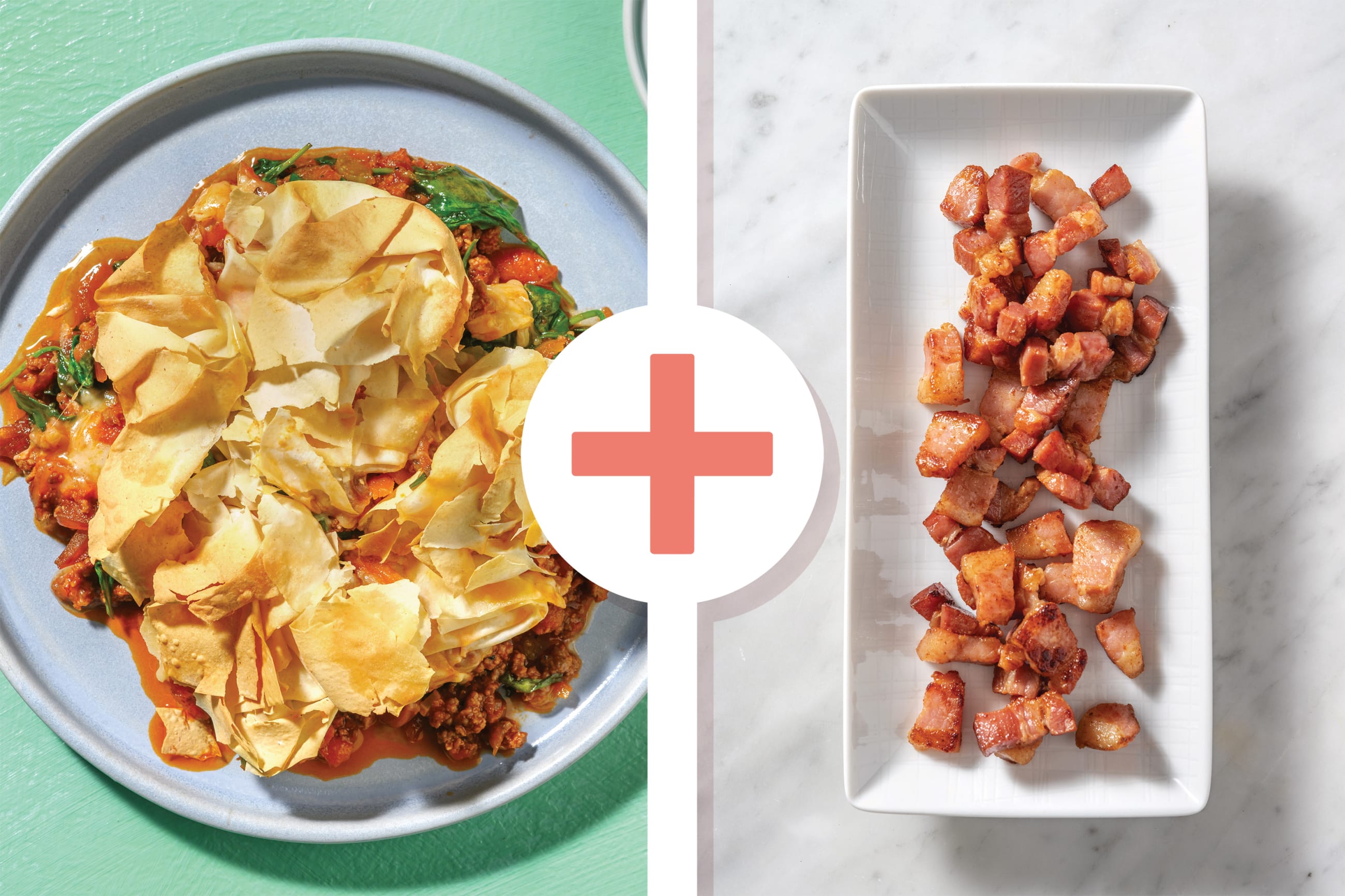 All-American Beef & Bacon Filo Pie Recipe | HelloFresh