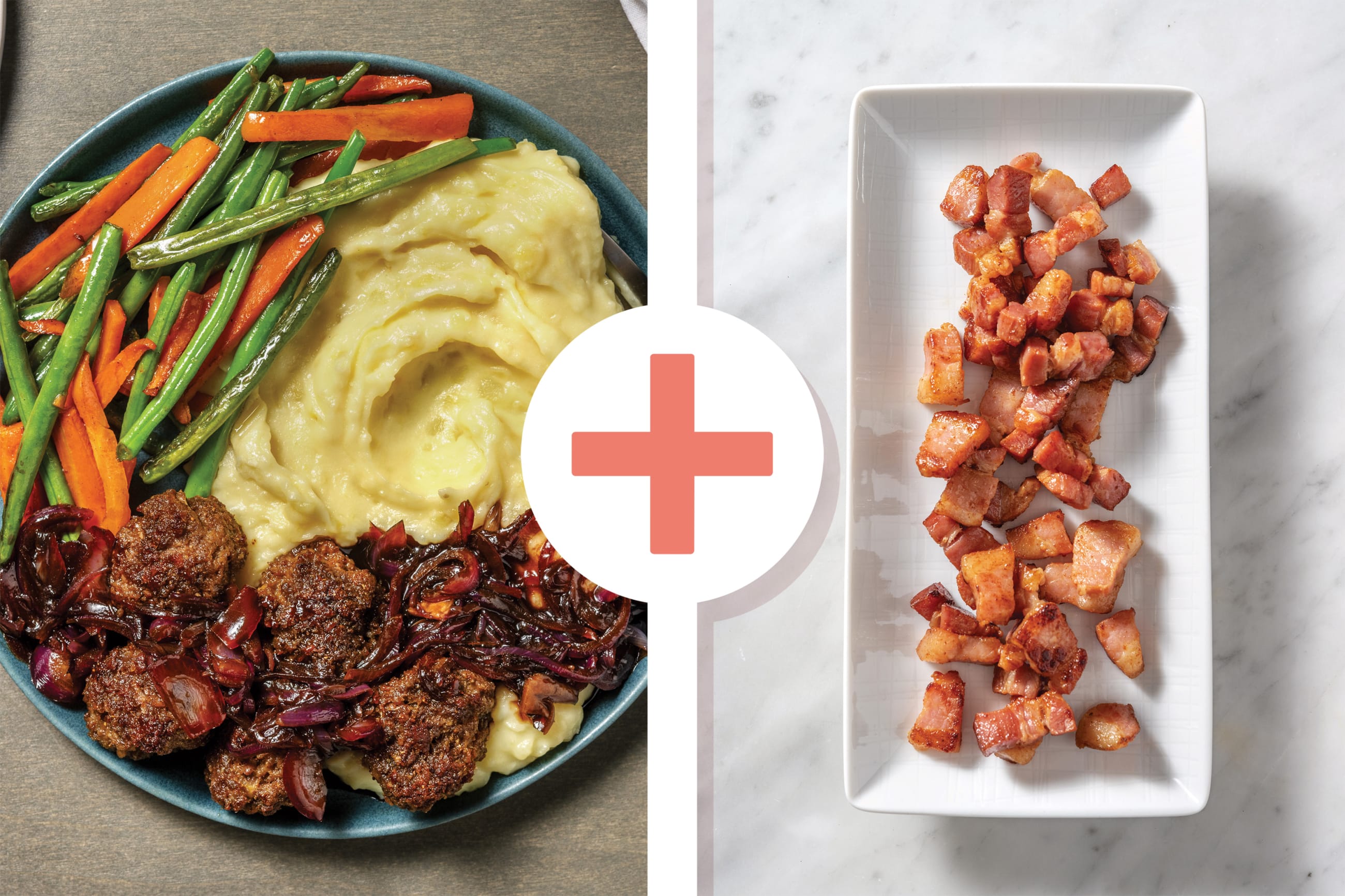 HelloHero: Beef Meatballs & Cheesy Mash Recipe | HelloFresh