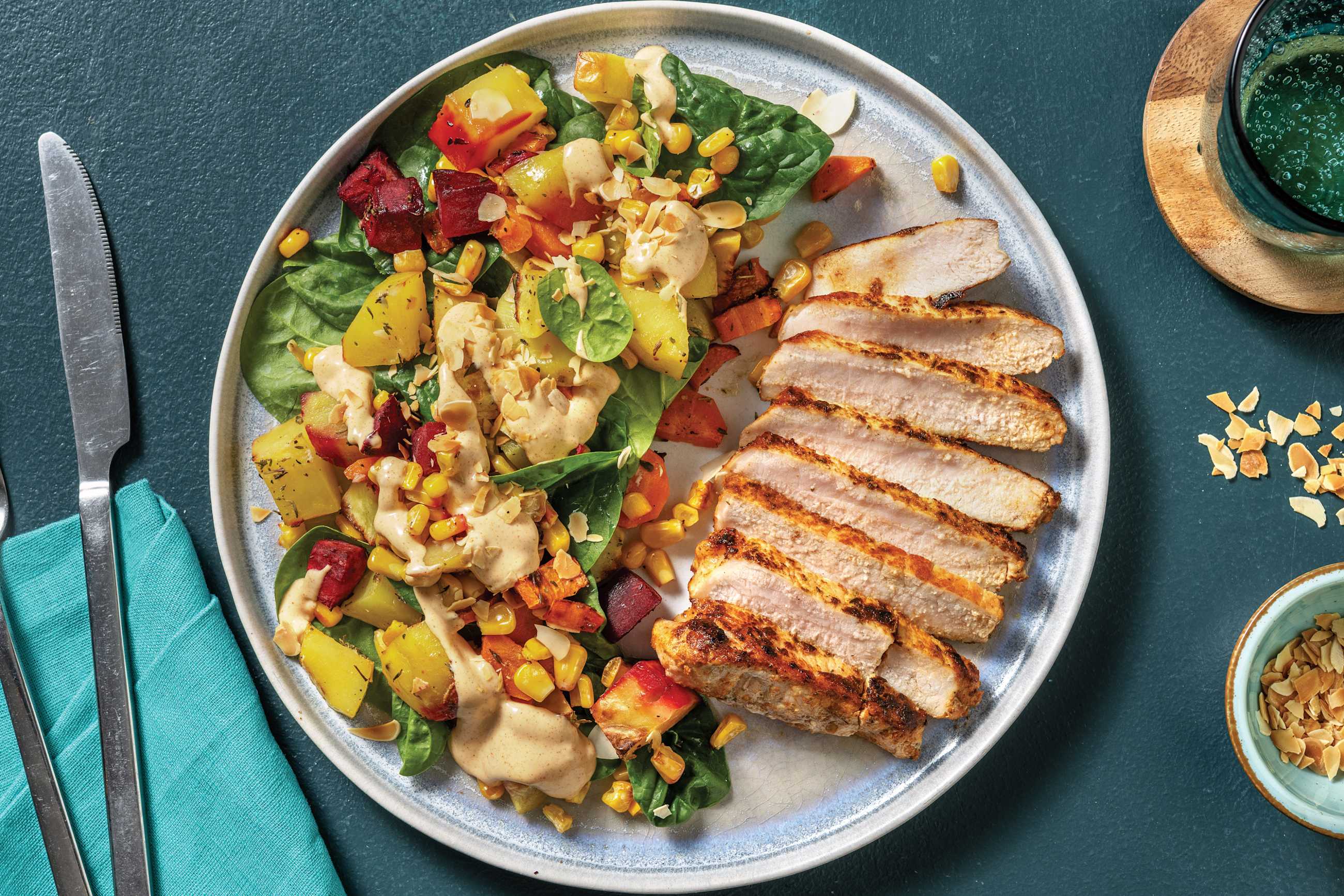 All-American Pork & Roast Veggie Toss Recipe | HelloFresh