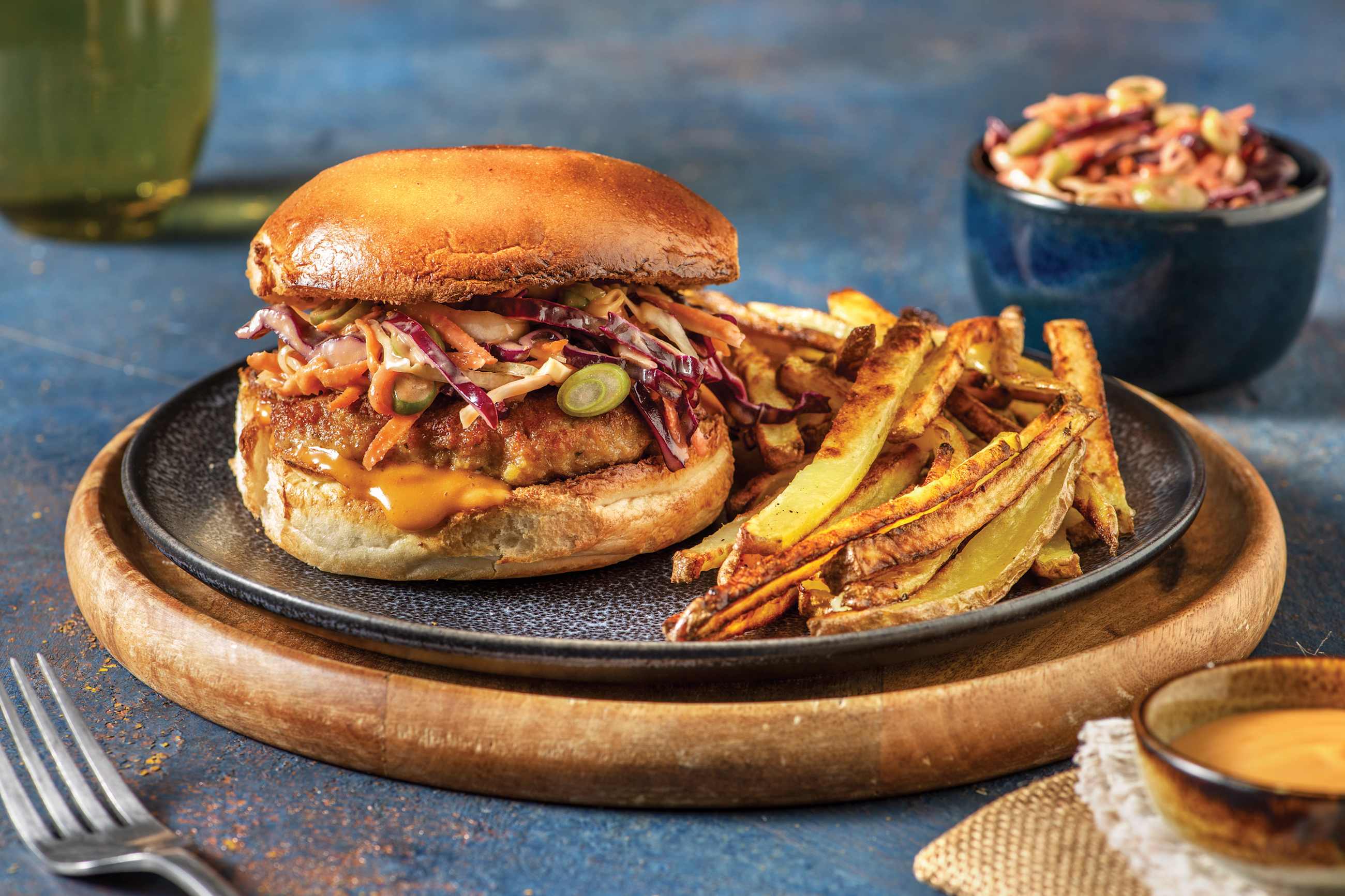 Smokey Beef & Pineapple Burger Recipe | HelloFresh