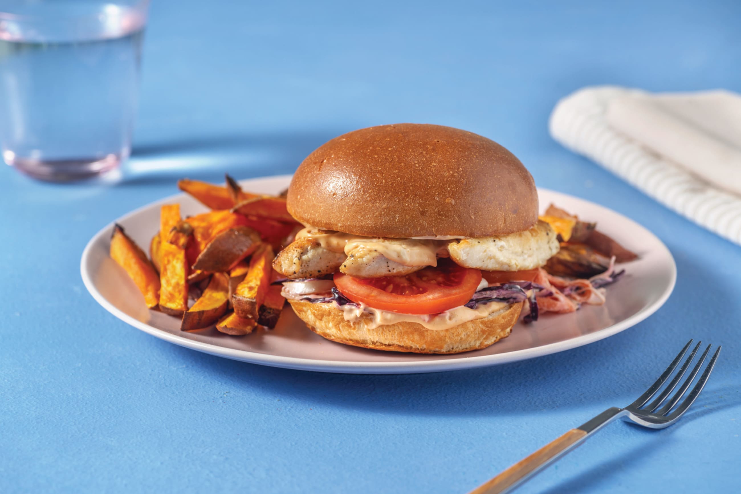 Easy As American-Spiced Chicken Burger Recipe | HelloFresh