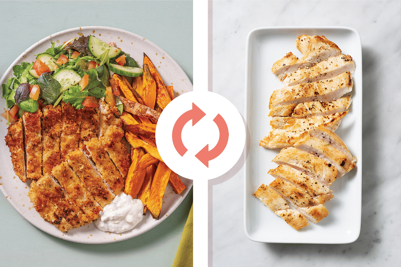 American-Spiced Chicken Schnitzel Recipe | HelloFresh