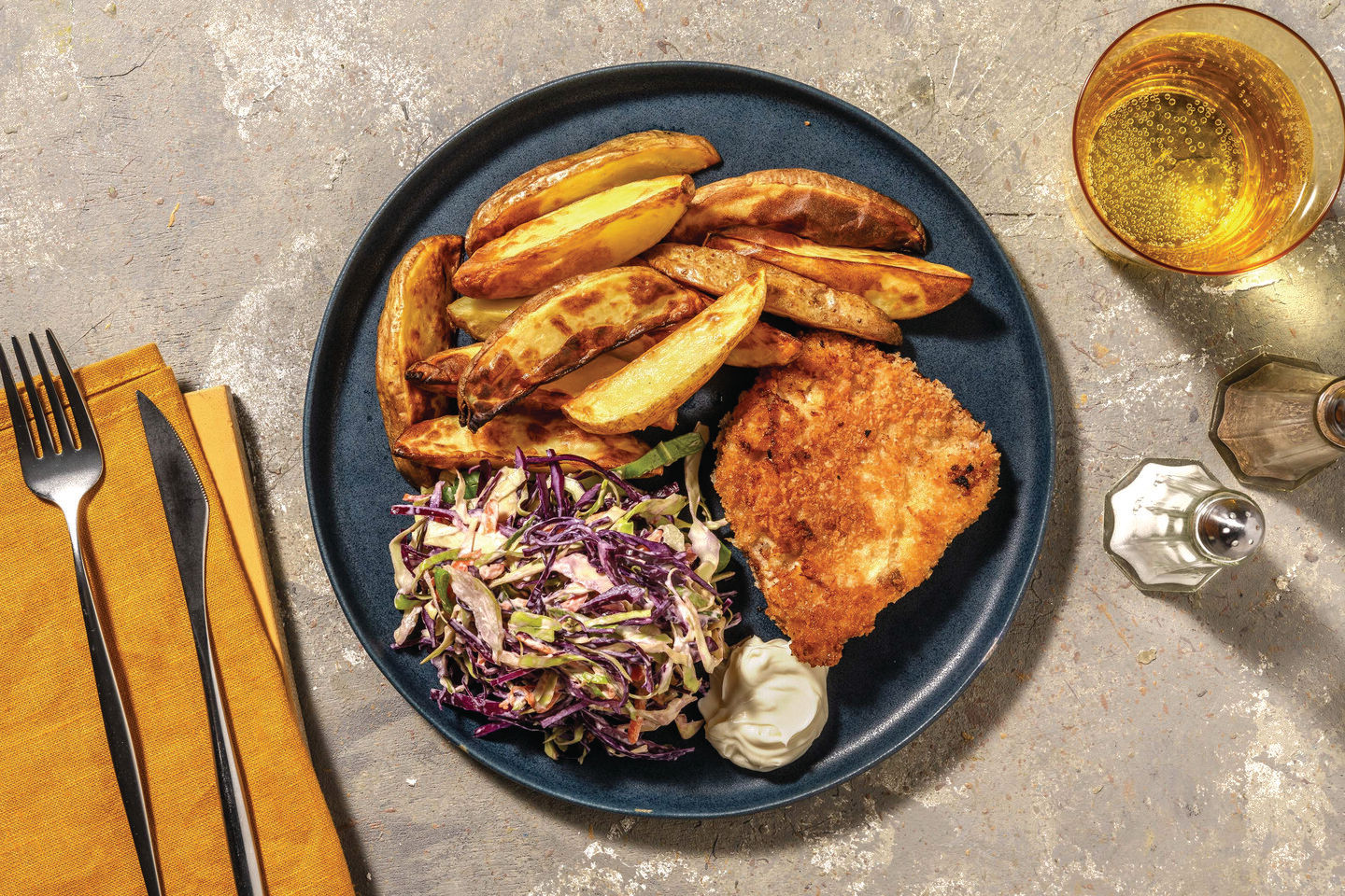 American-Style Pork Schnitzel Recipe | HelloFresh