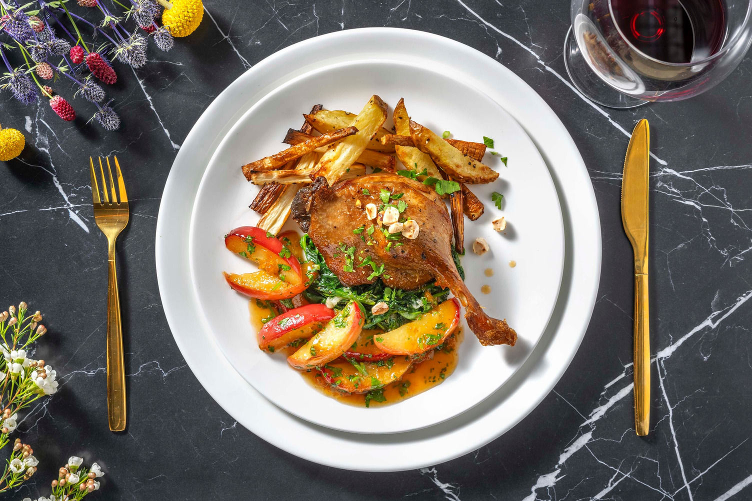 Apple Glazed Duck Confit Recipe | HelloFresh