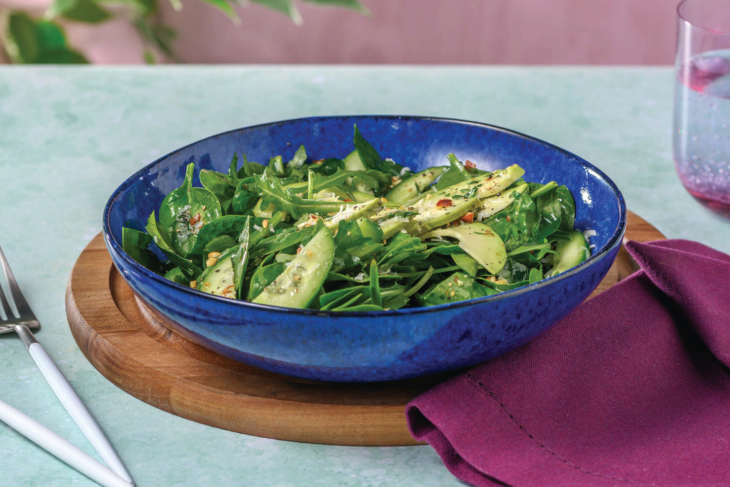 Avocado, Cucumber & Rocket Salad Recipe | HelloFresh