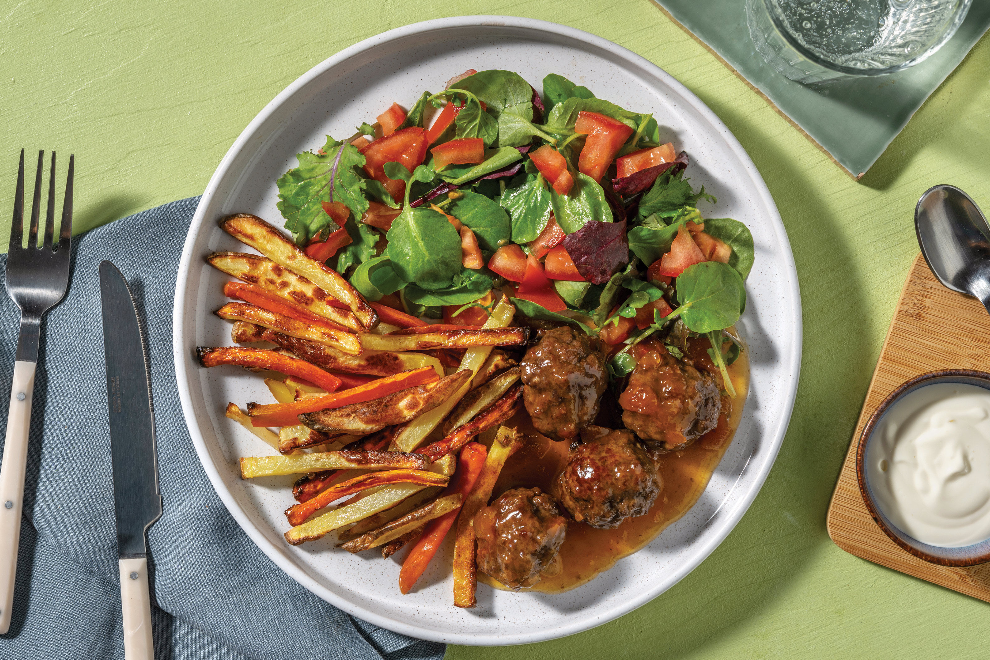 Apricot & Mumbai Spiced Lamb Rissoles Recipe | HelloFresh