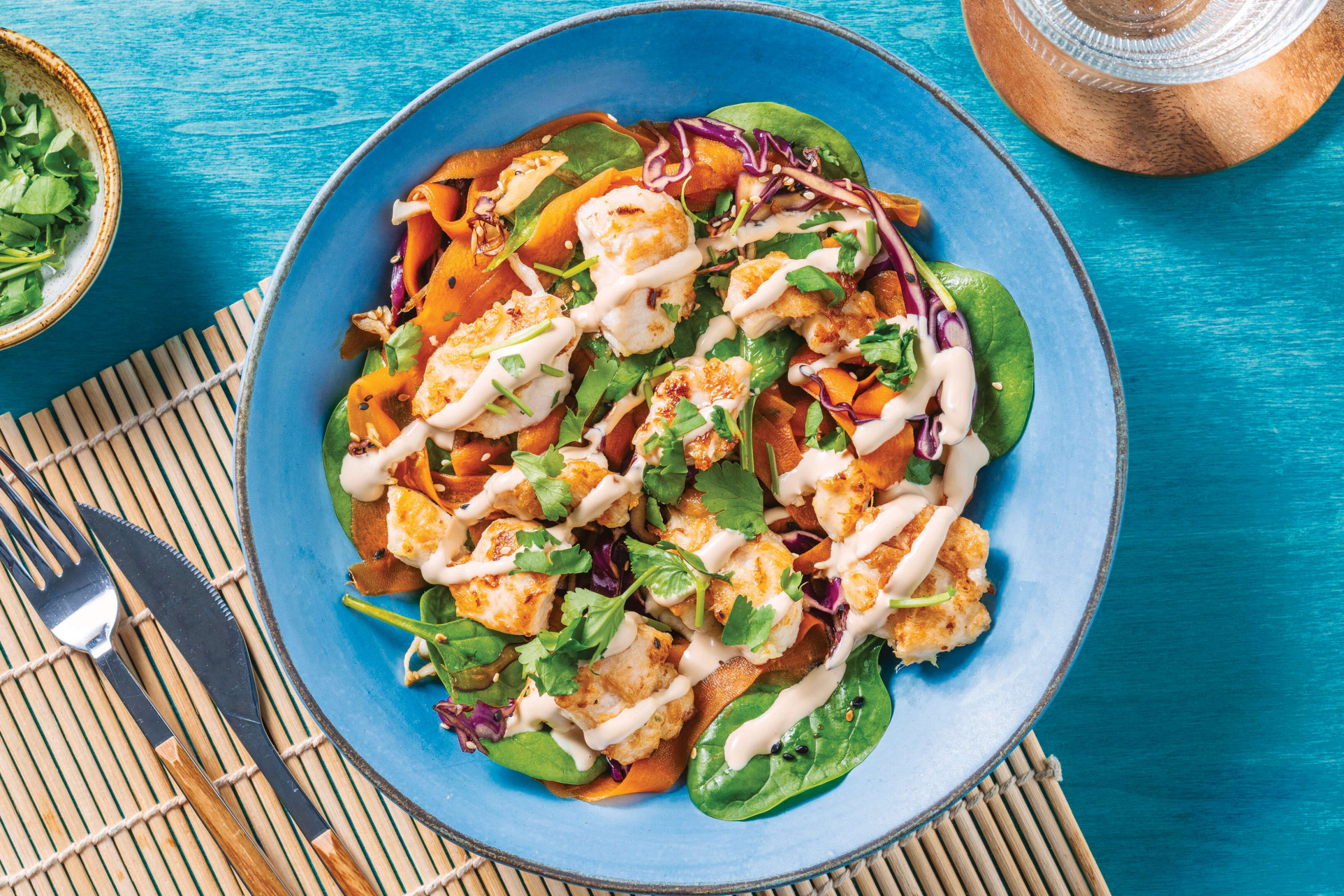 Asian Ginger Chicken & Carrot Noodle Salad Recipe | HelloFresh