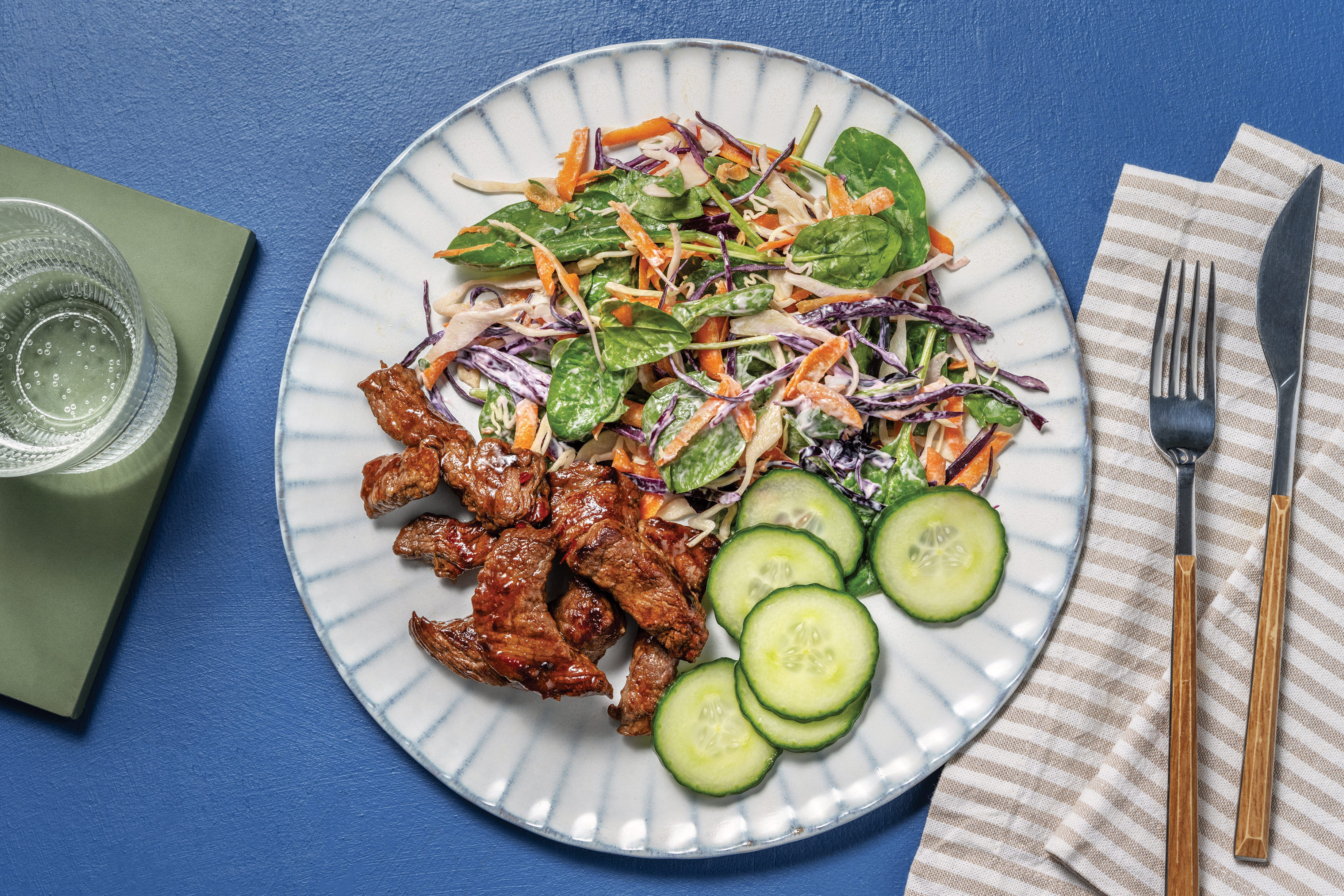 Asian-Style Beef & Rainbow Slaw Recipe | HelloFresh