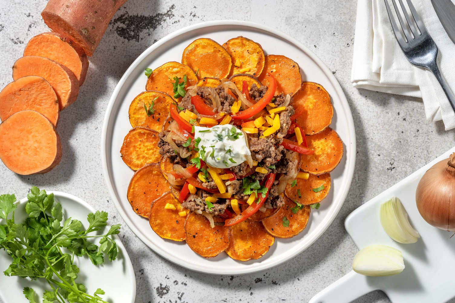 Assiettes de bœuf style fajitas Recette | HelloFresh