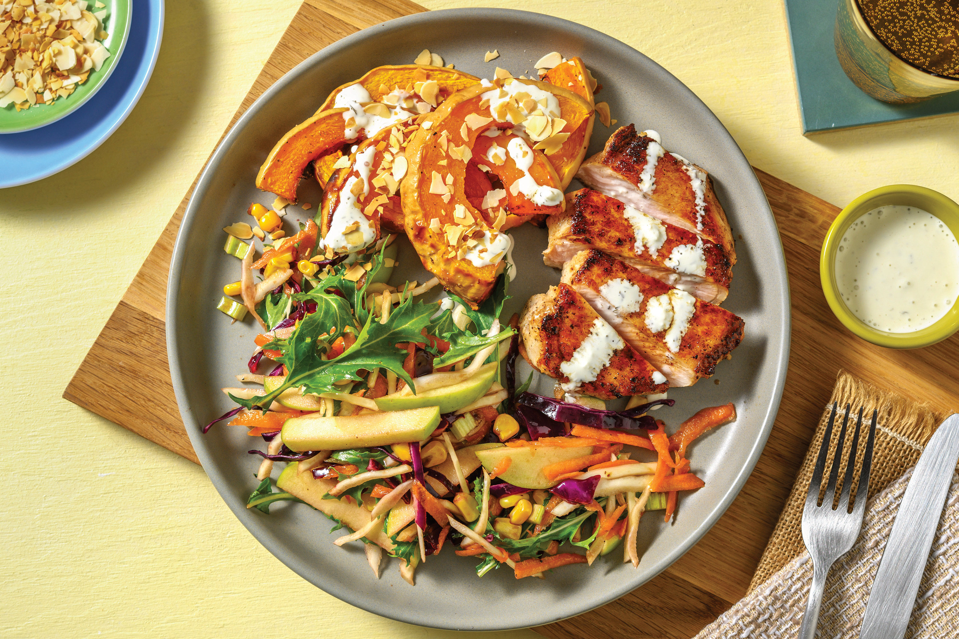 Aussie-Spiced Pork & Roast Pumpkin Recipe | HelloFresh