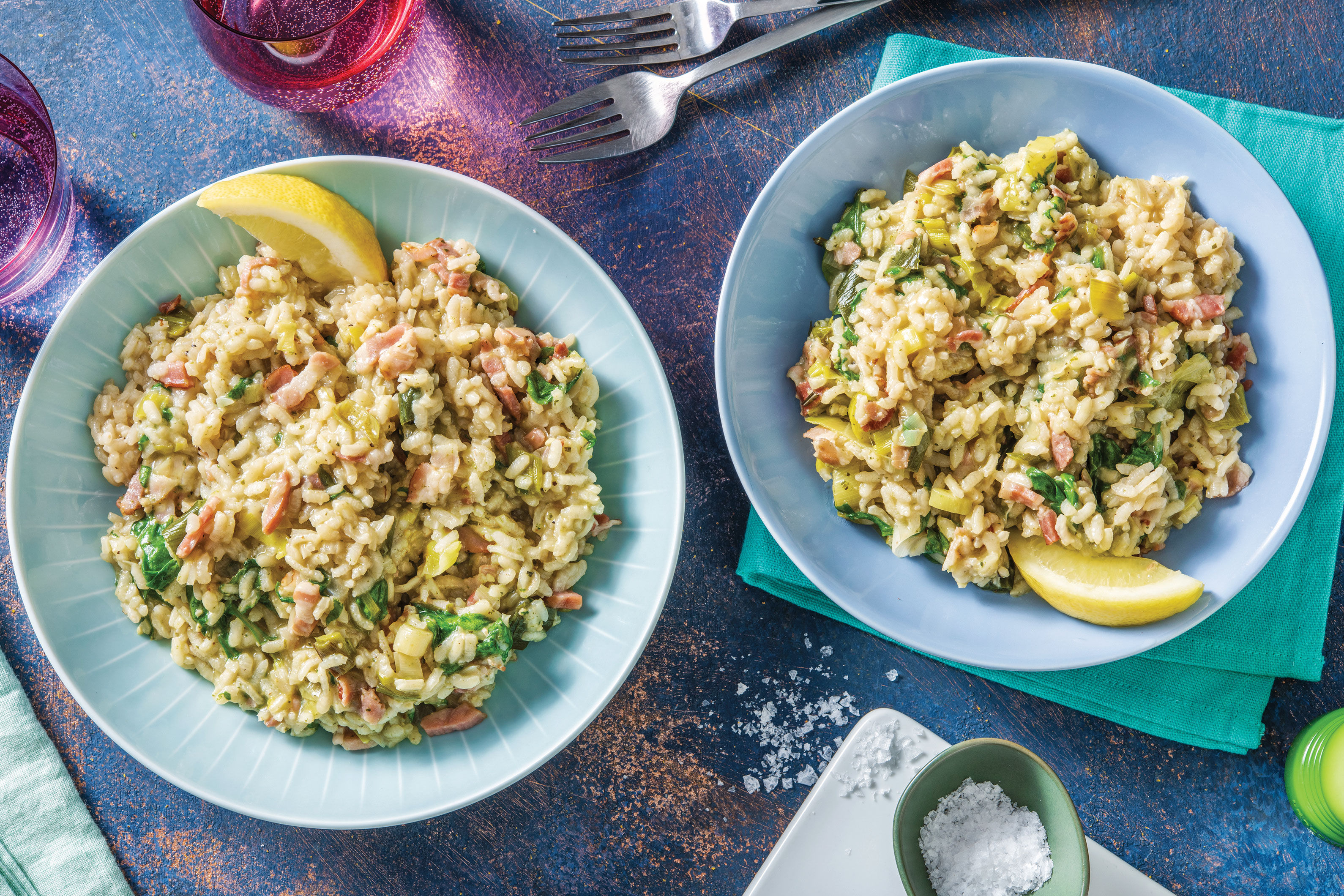 Bacon & Basil Pesto Risotto Recipe | HelloFresh