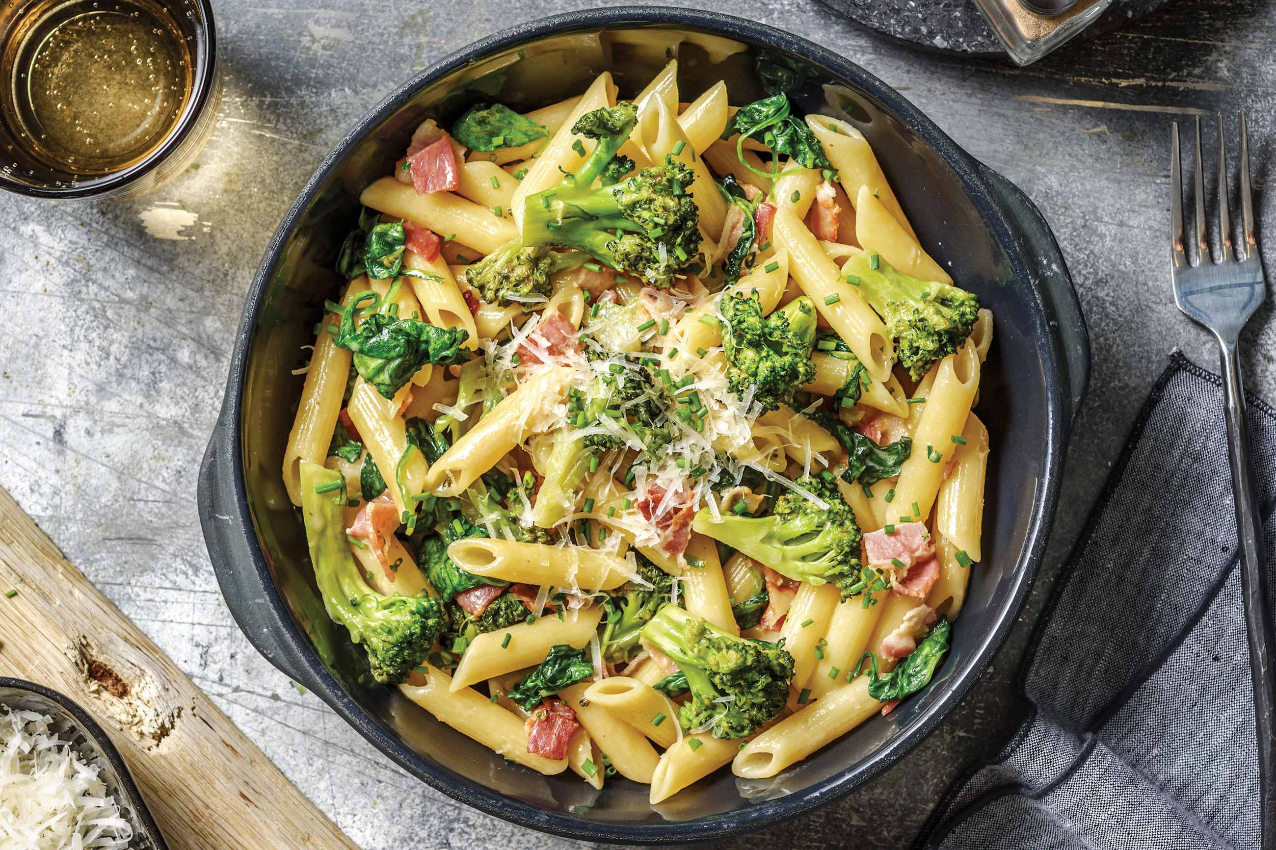 Bacon & Broccoli Penne Recipe | HelloFresh