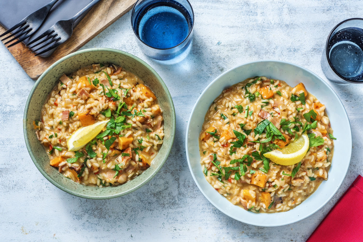 Bacon & Butternut Squash Risotto Recipe | HelloFresh
