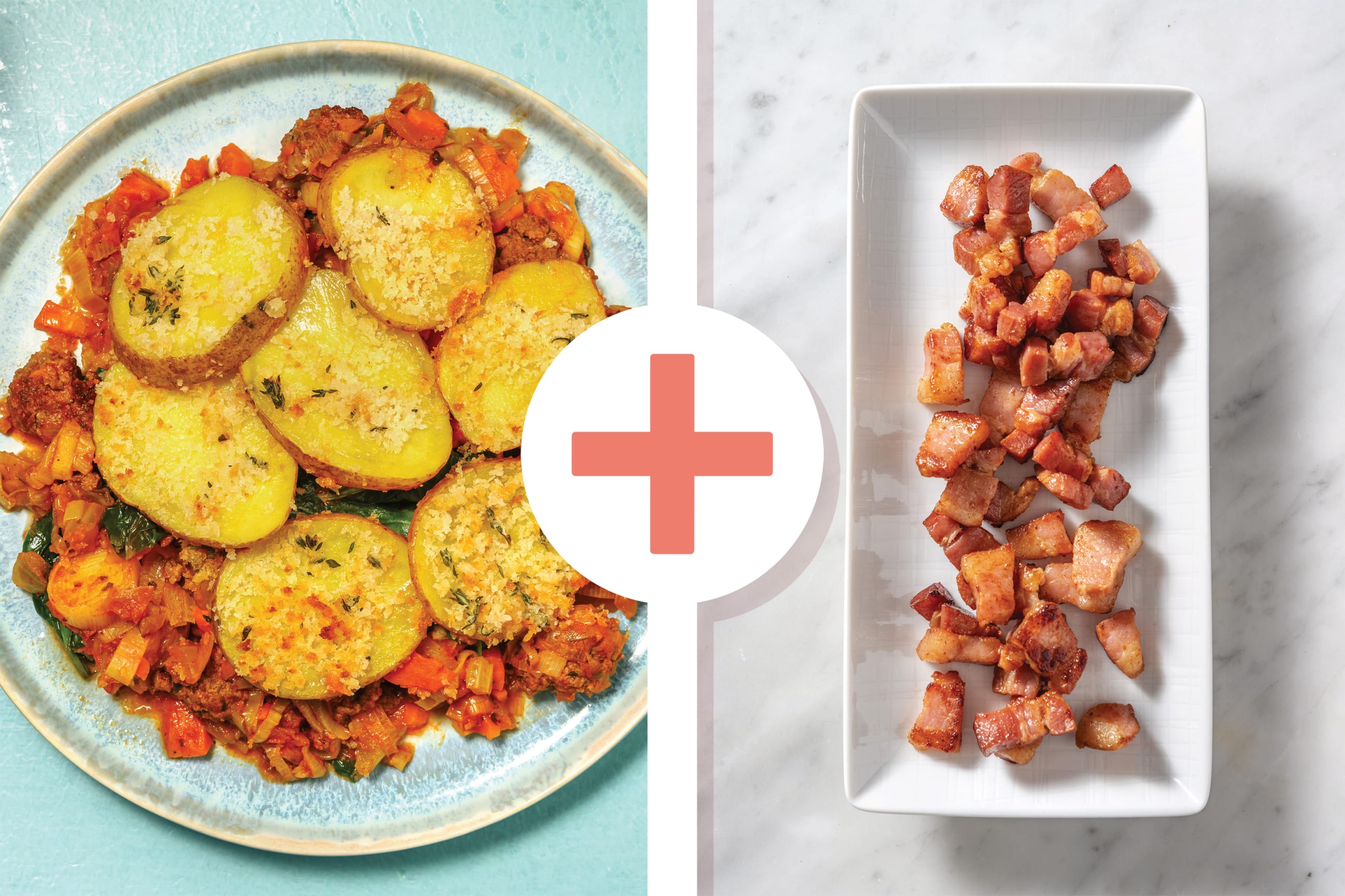 Bacon, Veggie Mince & Leek Pie Recipe | HelloFresh