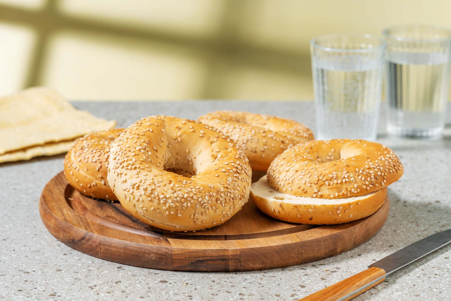 Bagels mit Sesam Rezept | HelloFresh