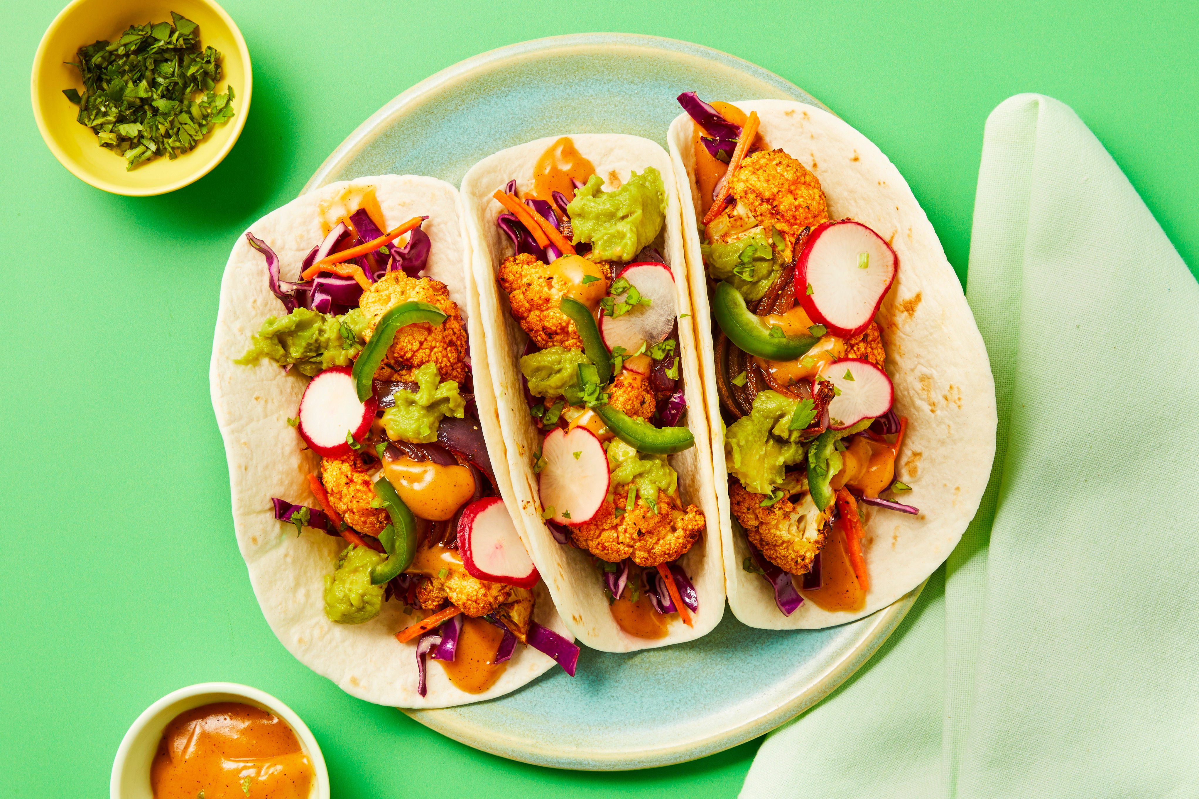 Baja Turkey & Cauliflower Tacos Recipe | HelloFresh