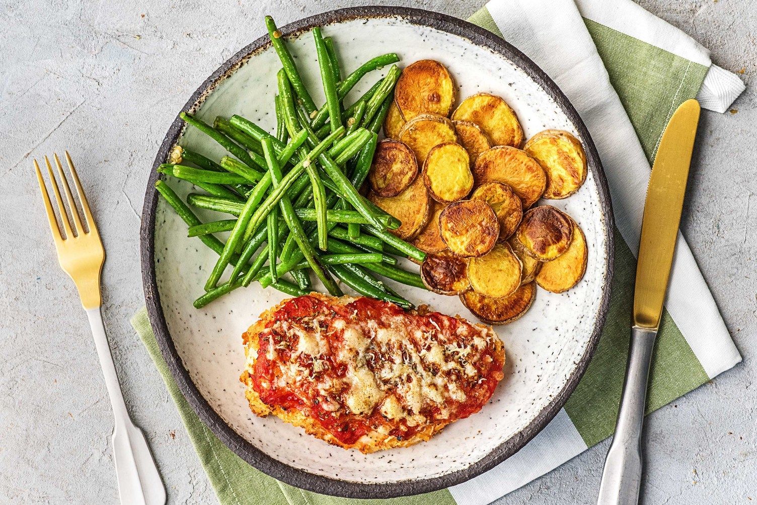 Poulet parmesan au four Recette | HelloFresh