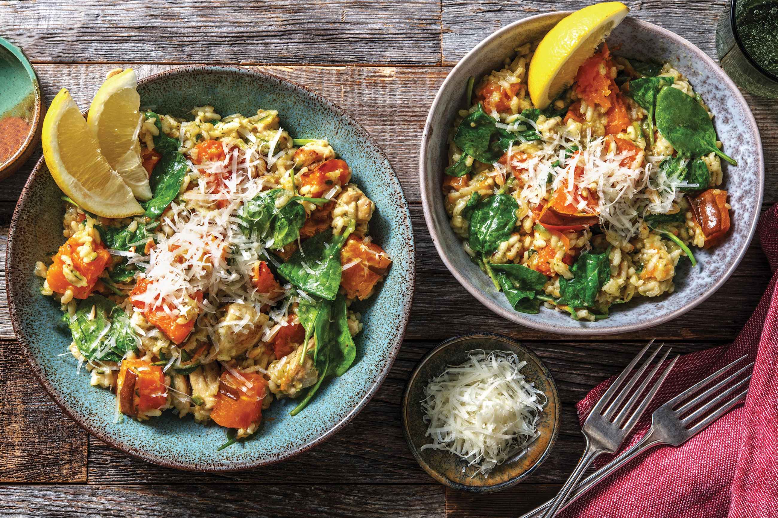 Chicken & Pesto Risotto Recipe | HelloFresh