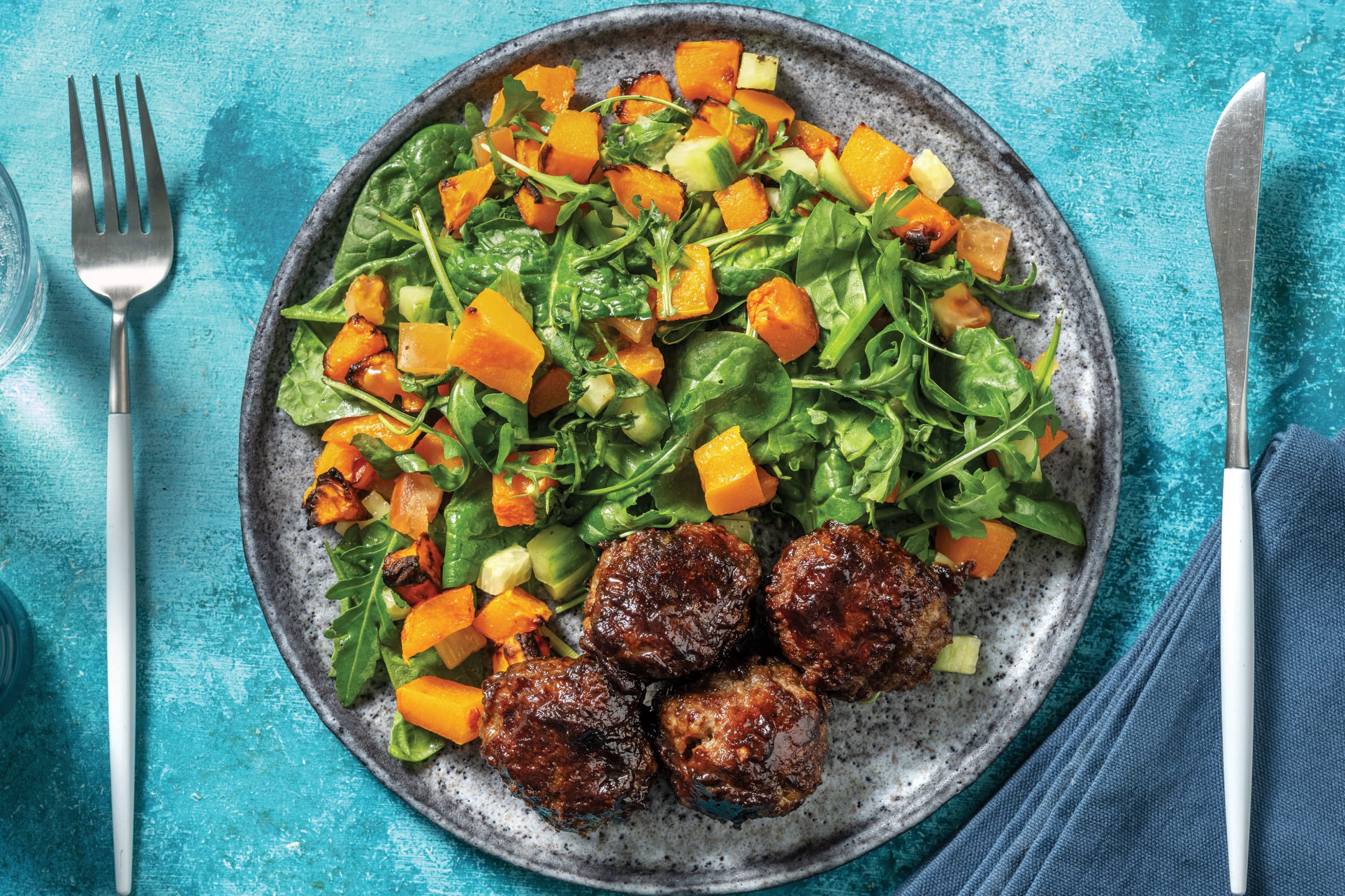 Cherry-Glazed Beef & Pork Meatballs Recipe | HelloFresh