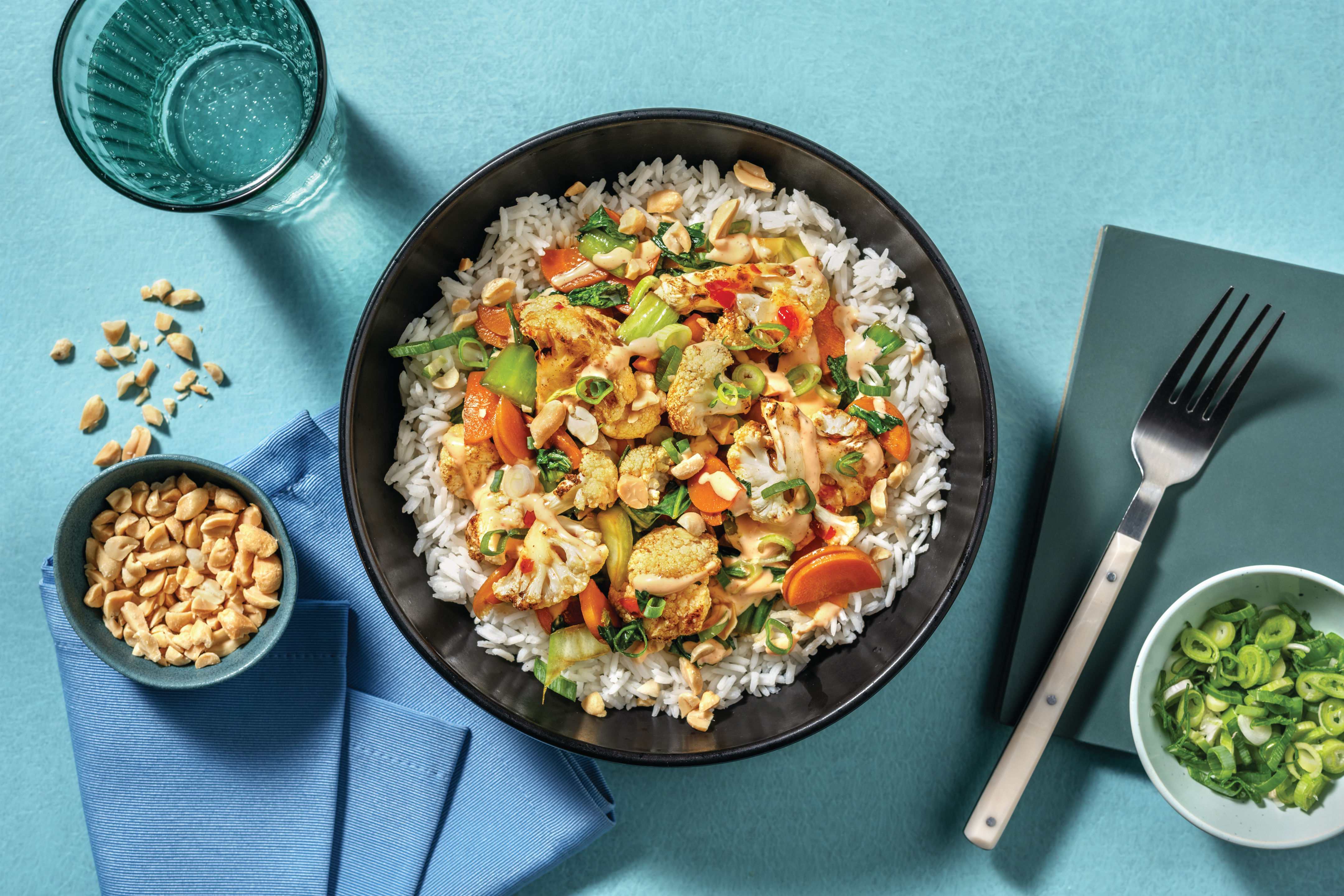 Bang Bang Cauliflower & Garlic Rice Recipe | HelloFresh