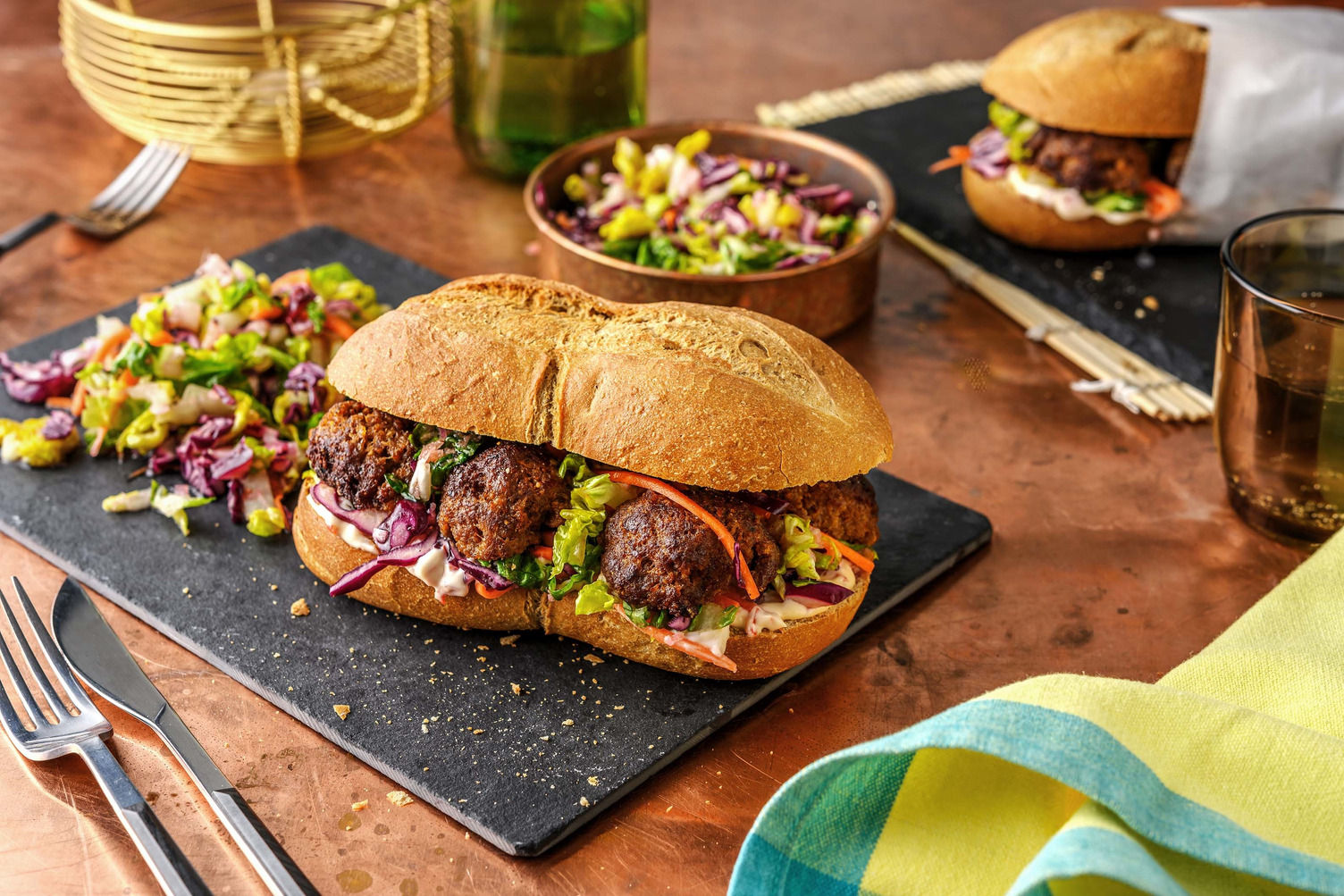 Bánh mì met gehaktballetjes Recept | HelloFresh
