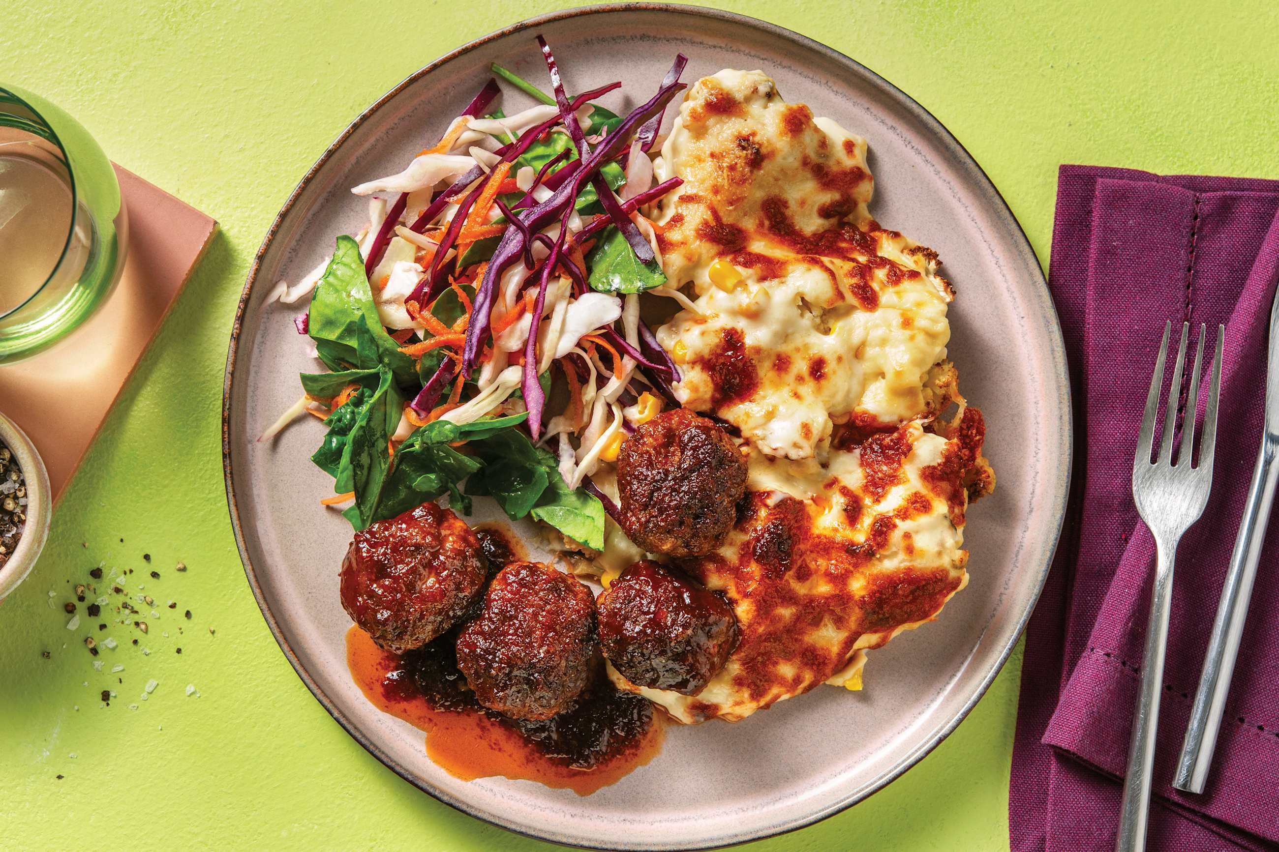 BBQ Beef Meatballs Recipe | HelloFresh