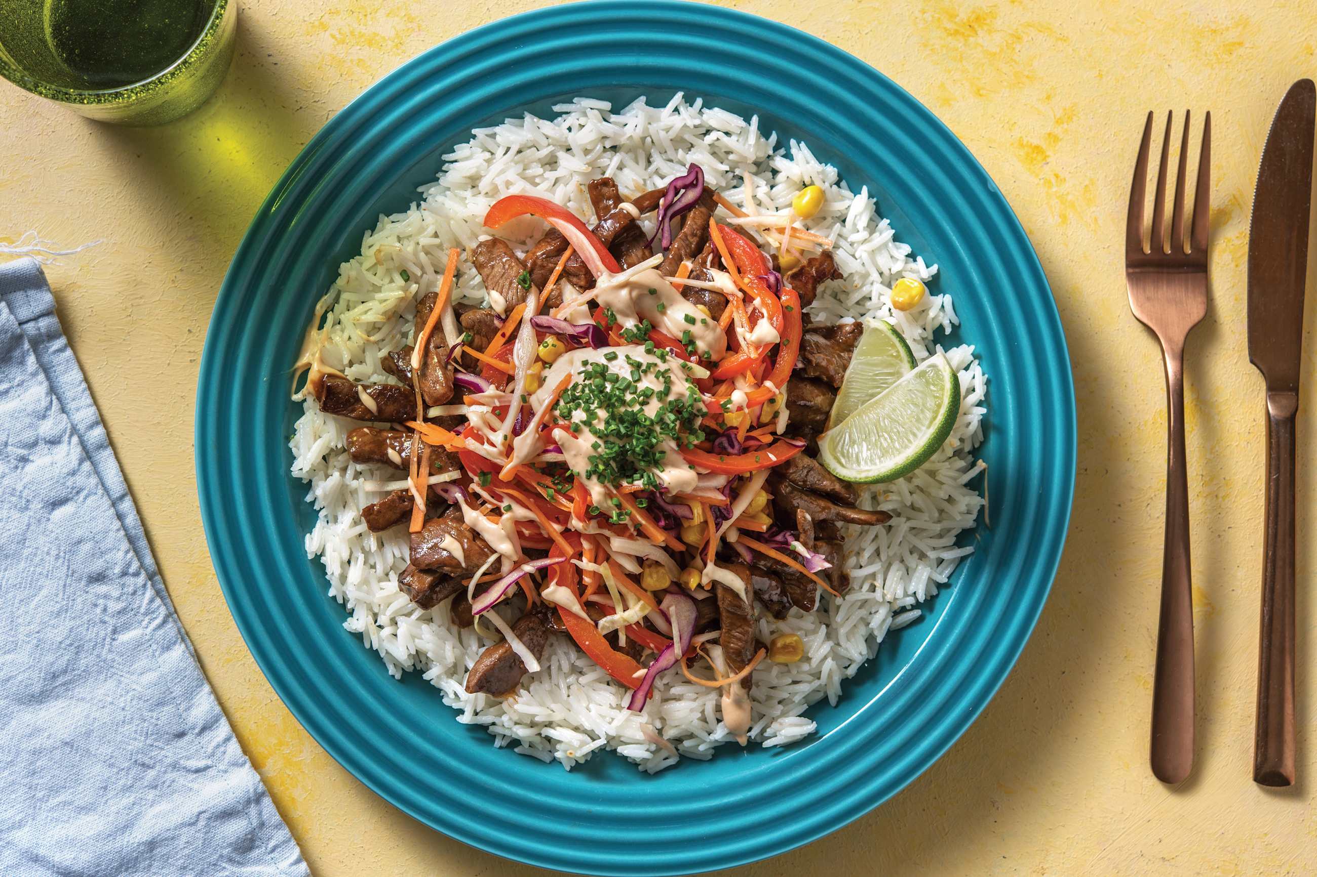 BBQ Beef Rice Bowl Recipe | HelloFresh