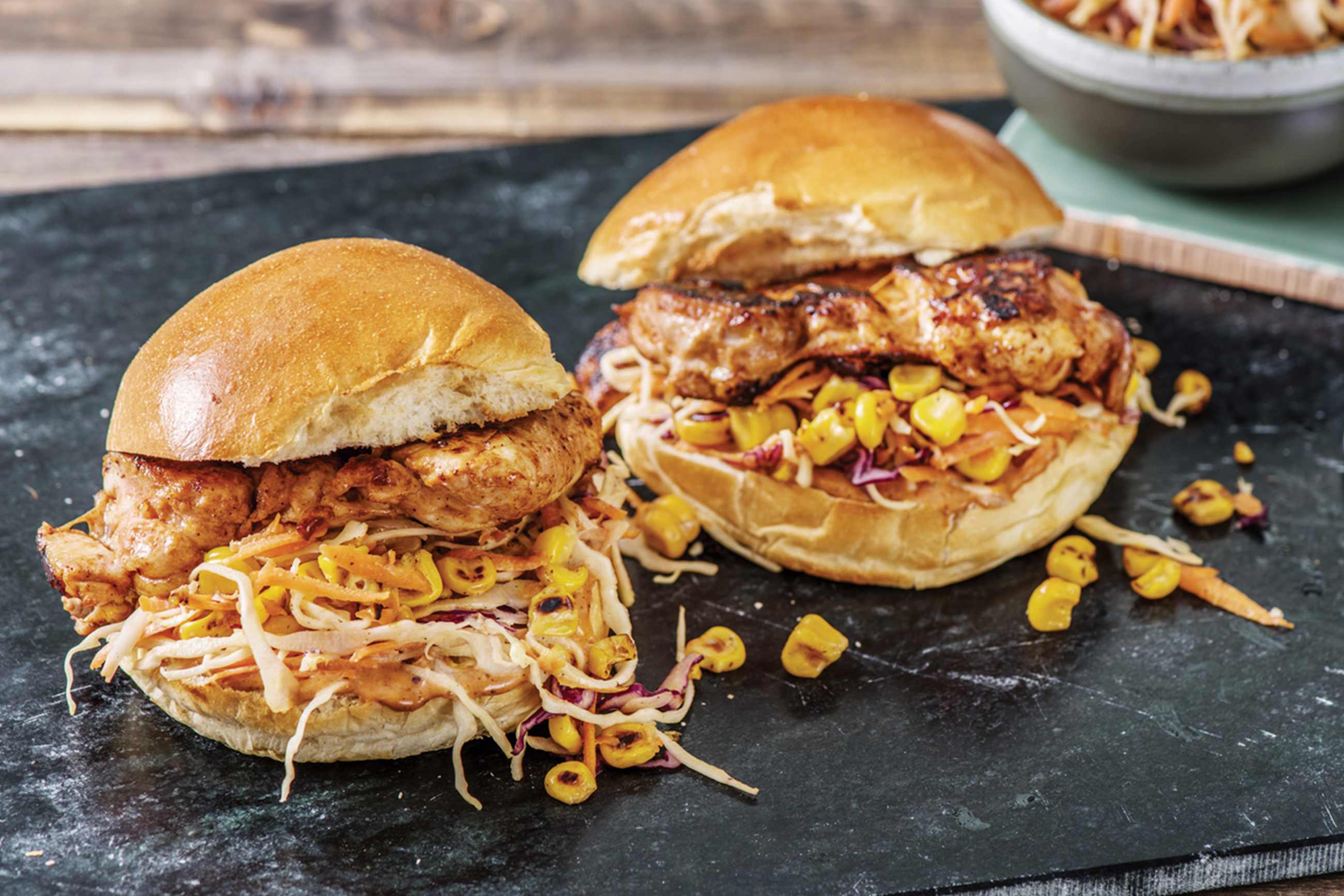 BBQ Chicken Burgers Recipe | HelloFresh