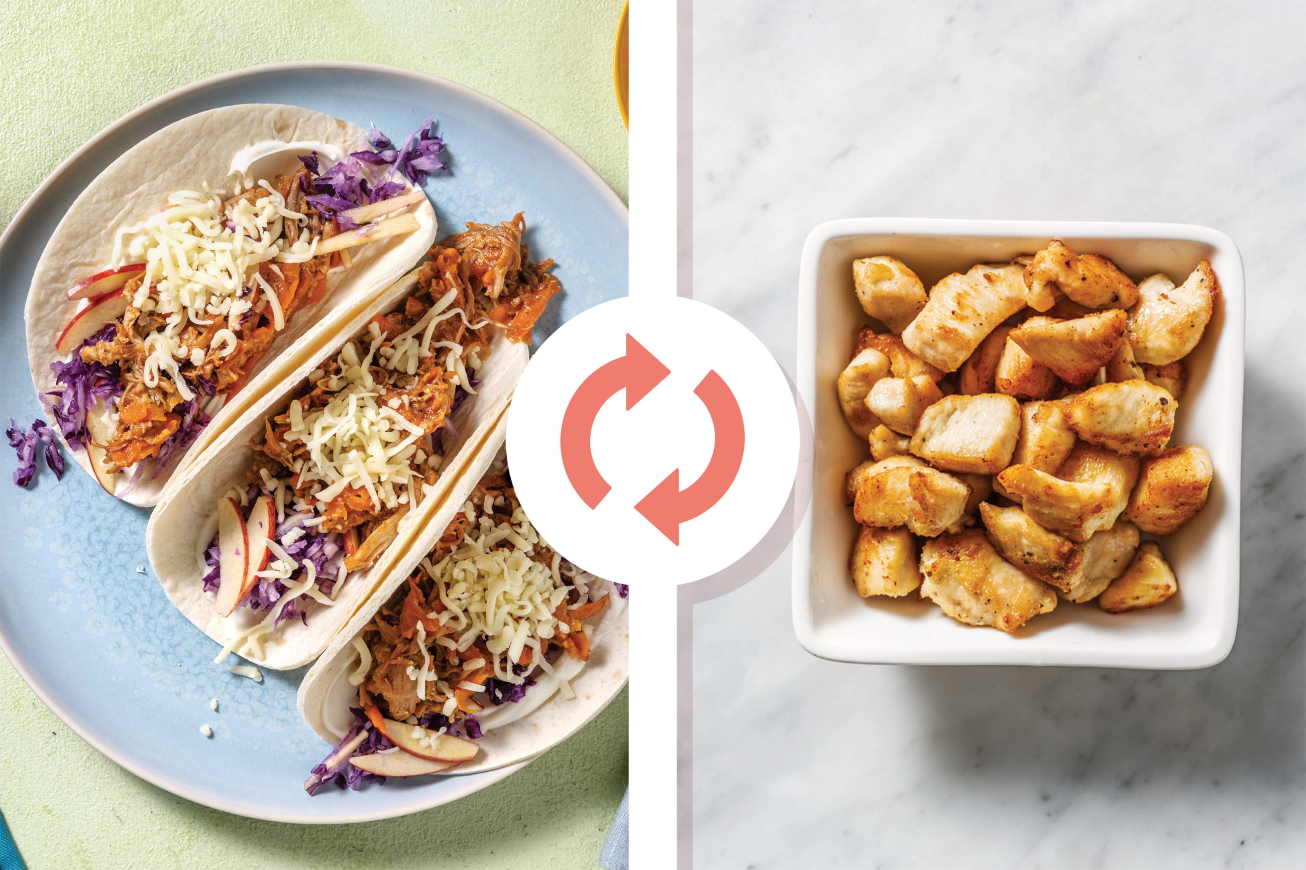 BBQ Chicken & Slaw Tacos Recipe | HelloFresh