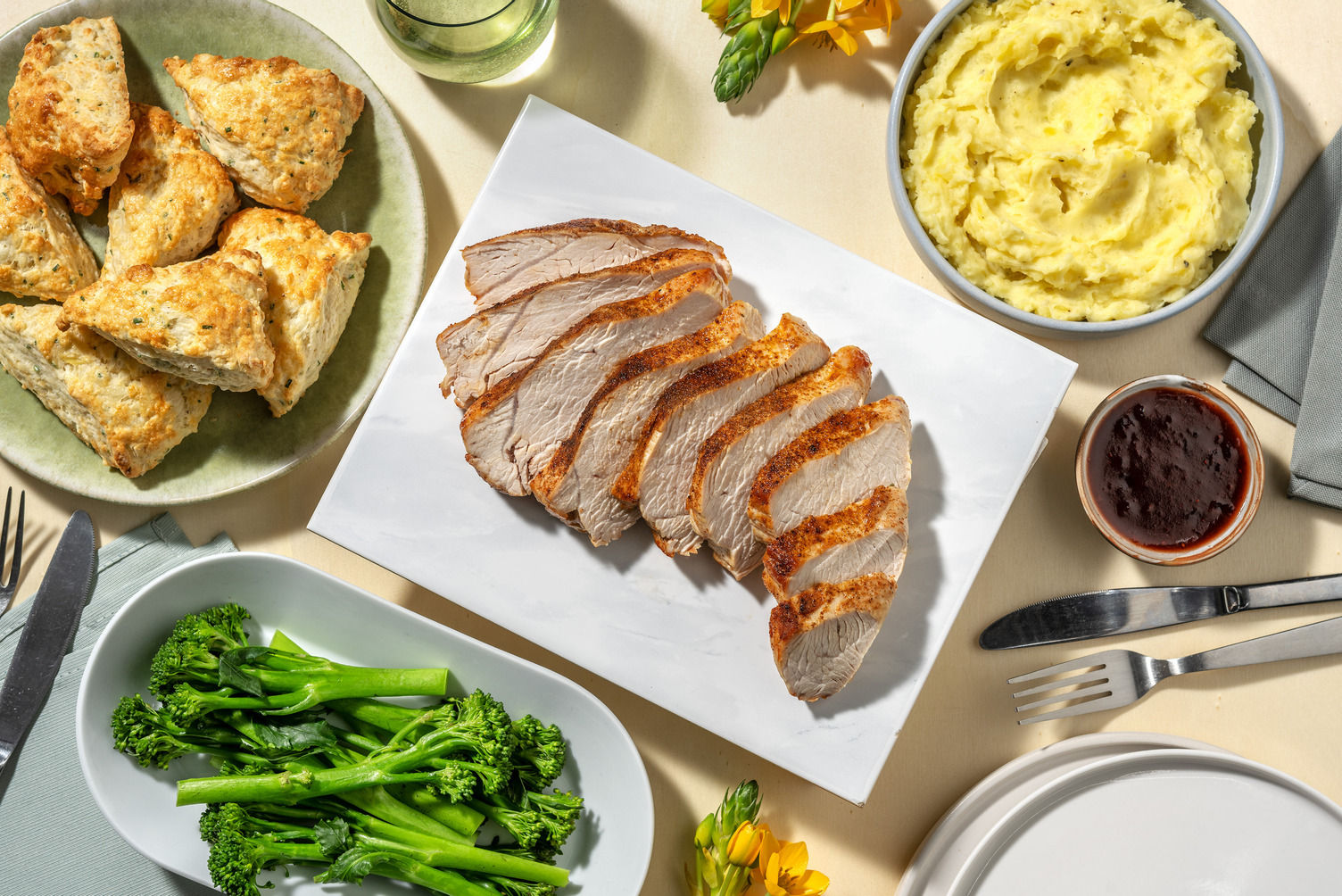 Rôti de dinde aux épices BBQ Recette | HelloFresh