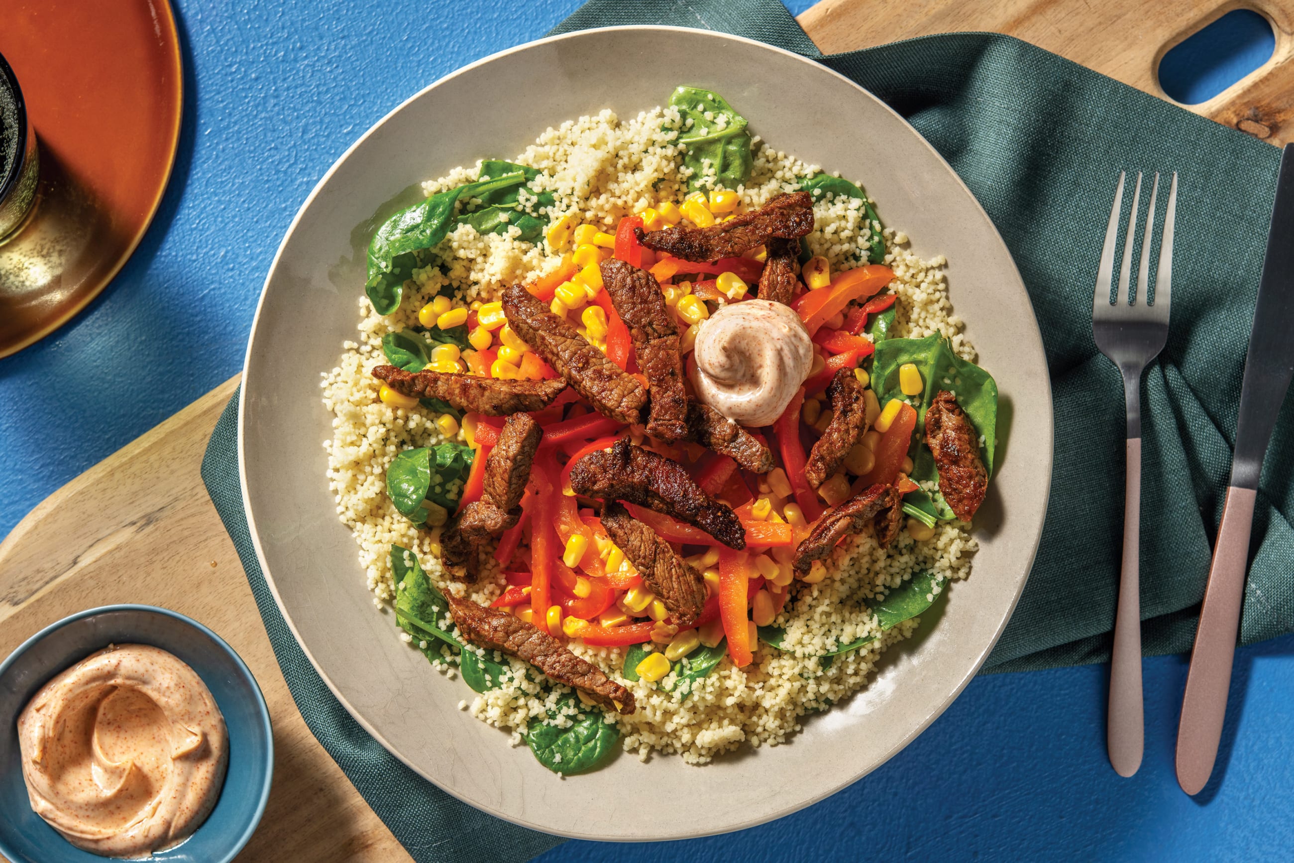 BBQ-Spiced Beef & Rainbow Veggies Recipe | HelloFresh