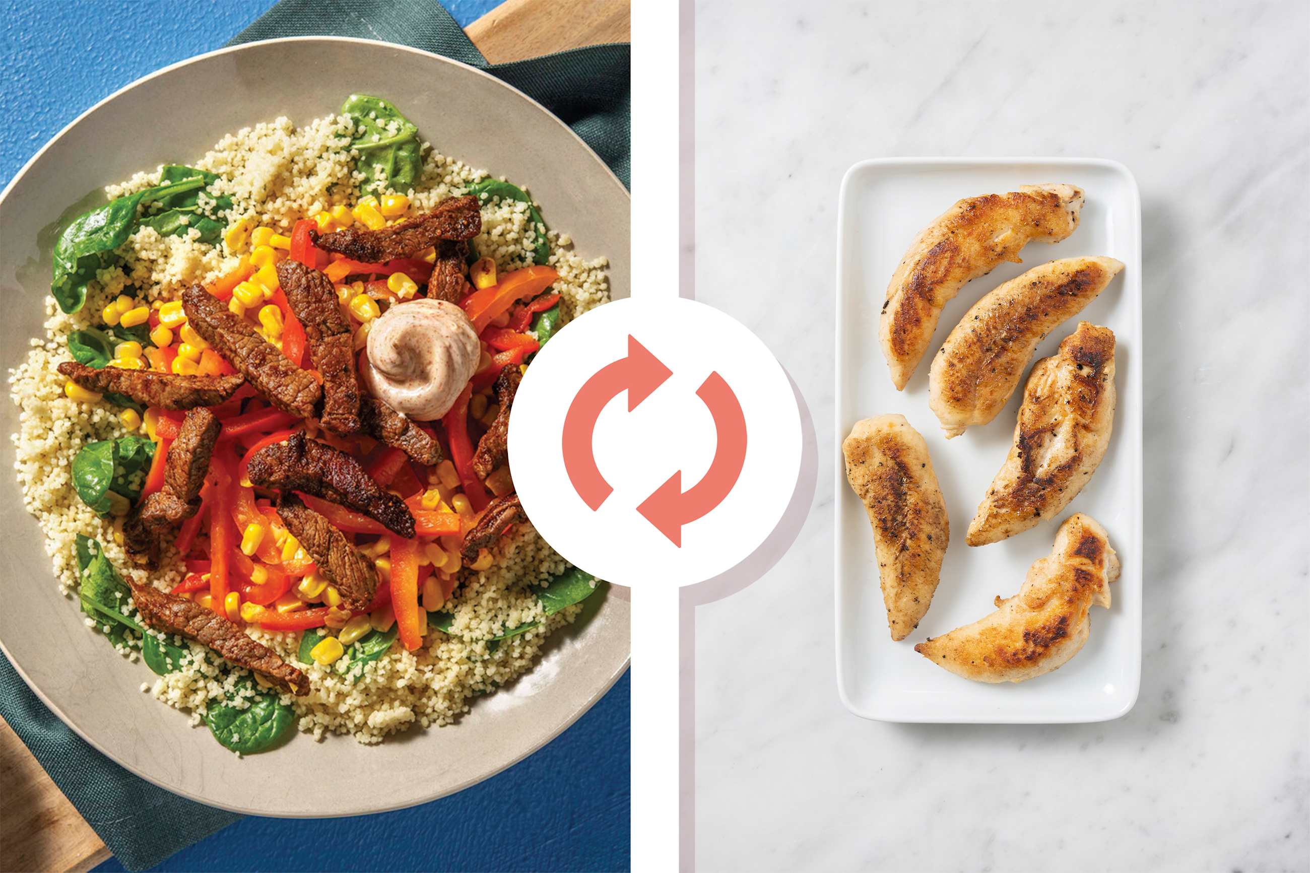BBQ-Spiced Chicken & Rainbow Veggies Recipe | HelloFresh
