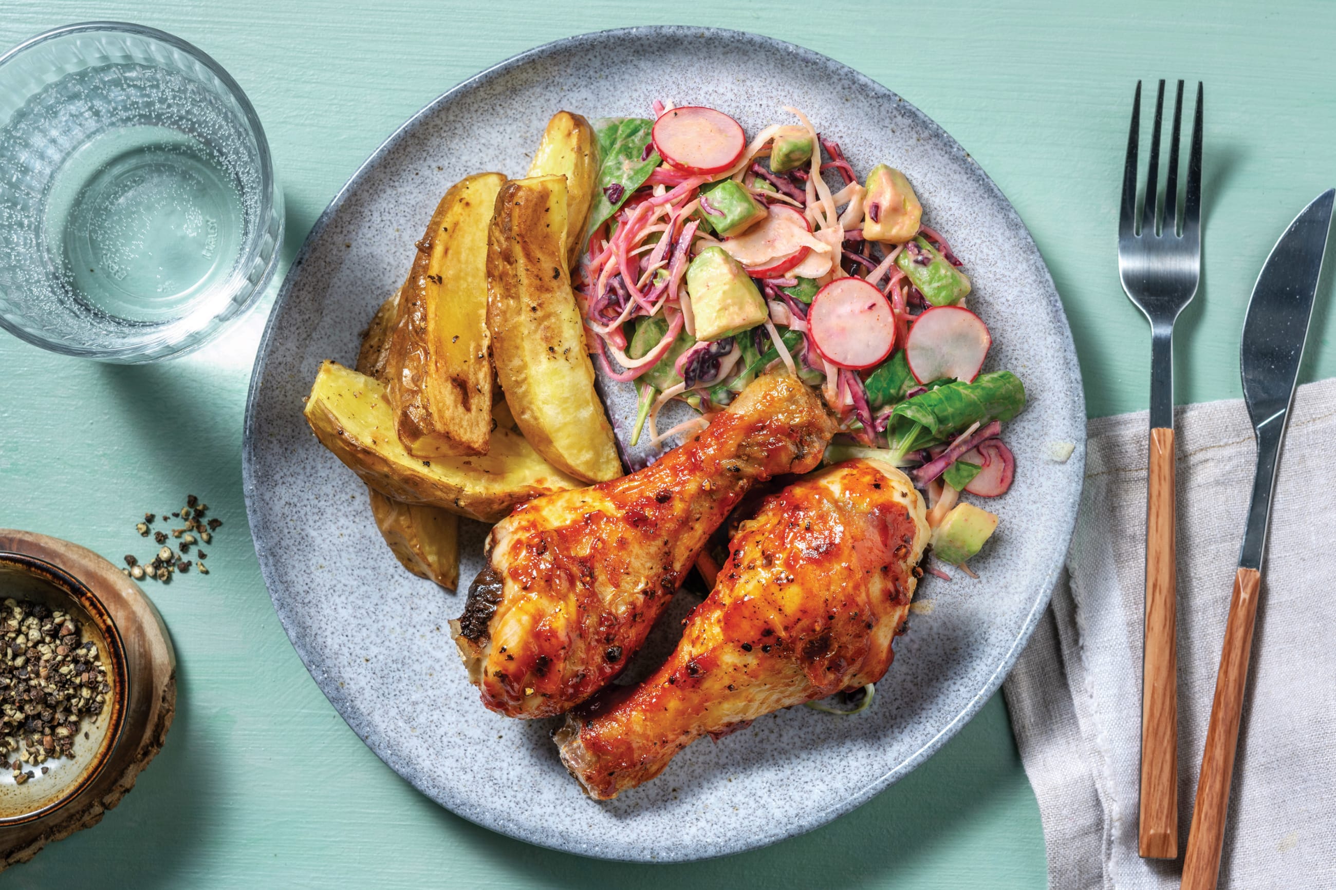 Sticky Sriracha-Glazed Chicken Drumsticks Recipe | HelloFresh