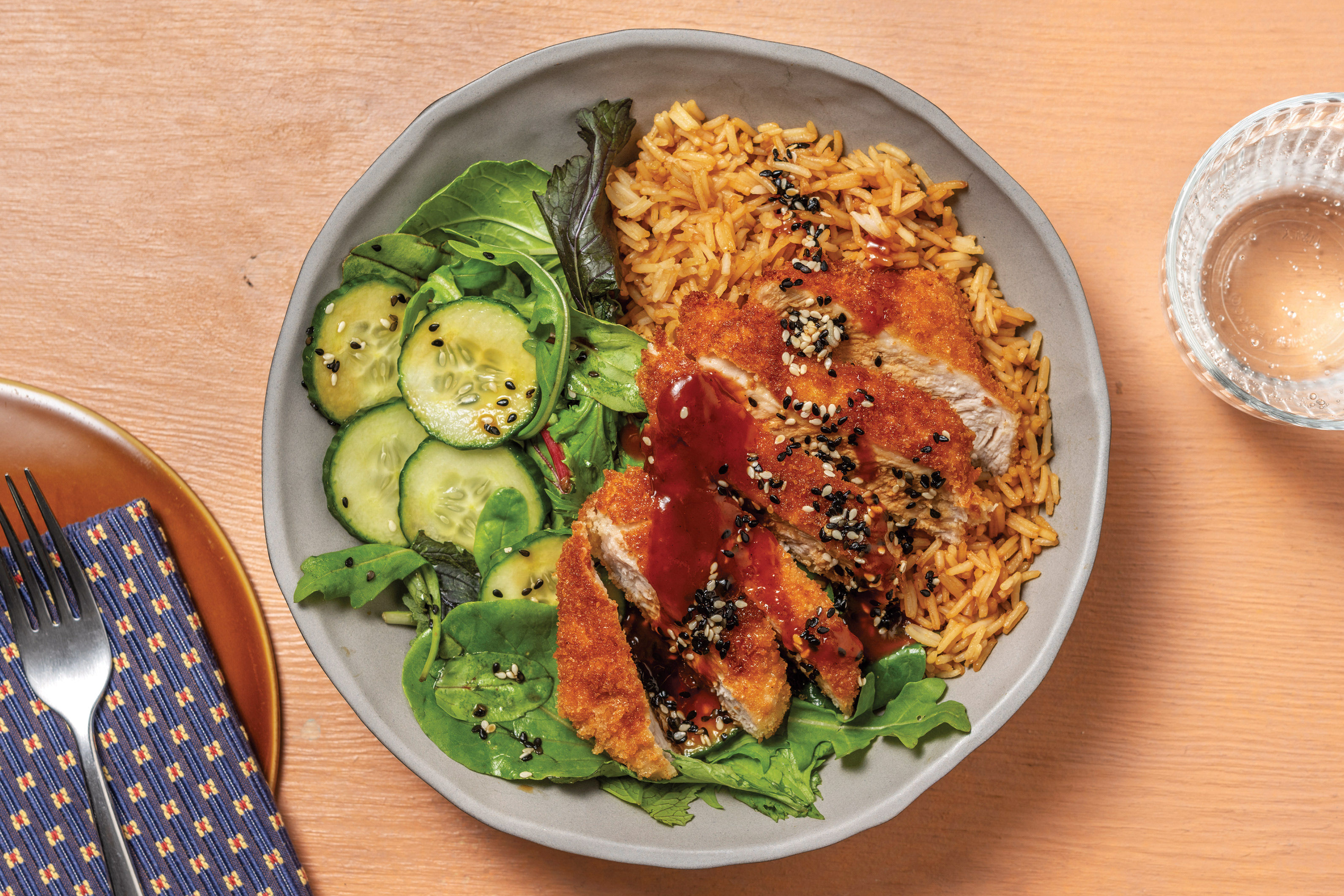 BBQ Tonkatsu Pork Bento Bowl Recipe | HelloFresh