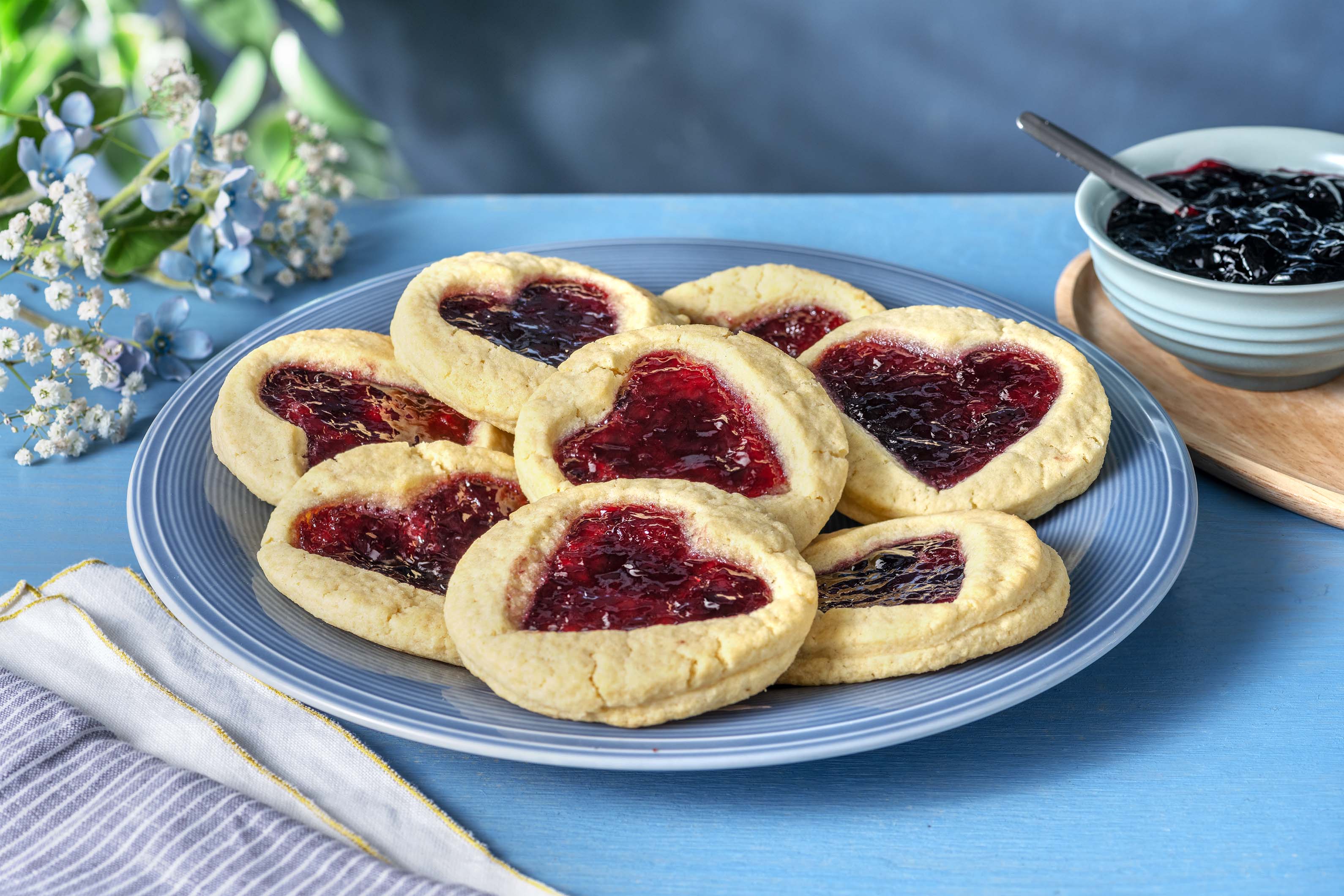 Dubbele jamkoekjes Recept | HelloFresh