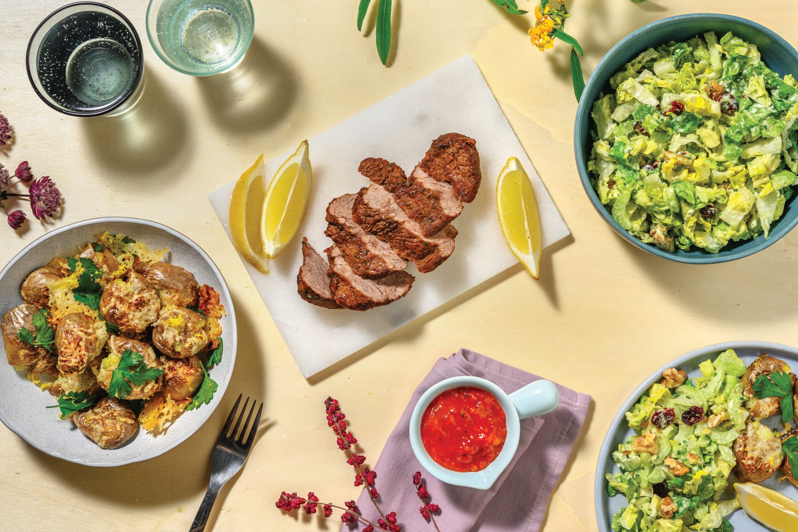 Tender Beef Fillet & Avocado Waldorf Salad Recipe | HelloFresh