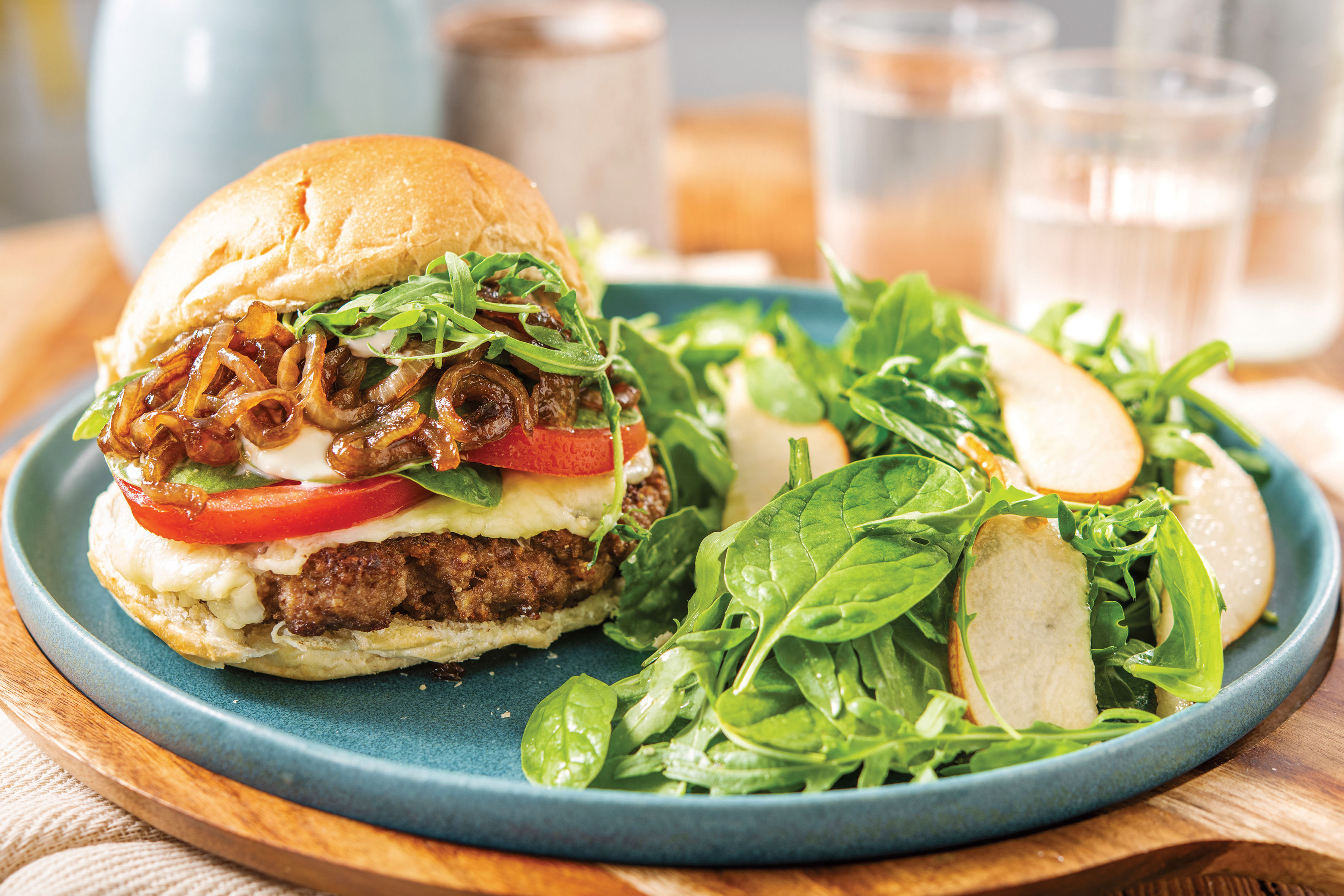 Italian Cheesy Beef Burgers Recipe | HelloFresh