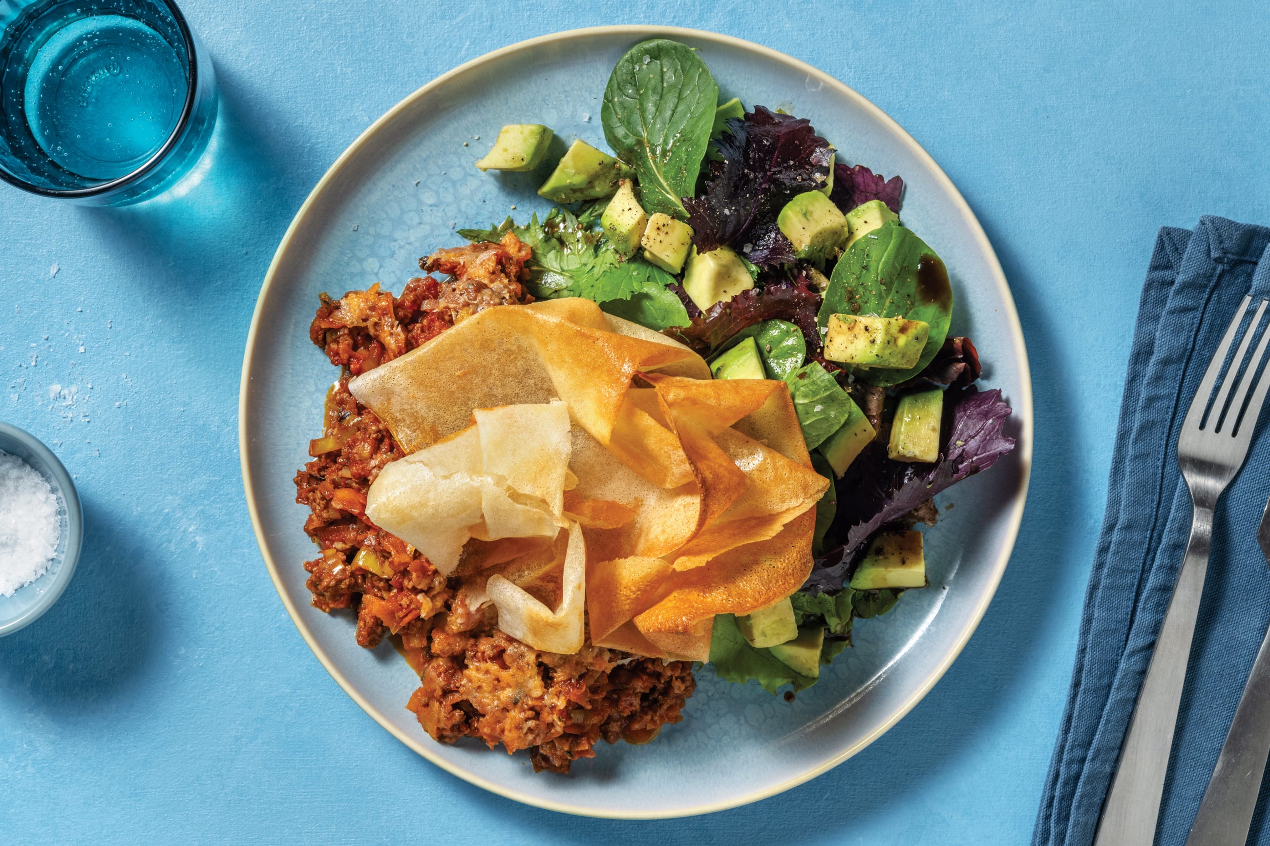 Cheesy Beef & Filo Pastry Pie Recipe | HelloFresh