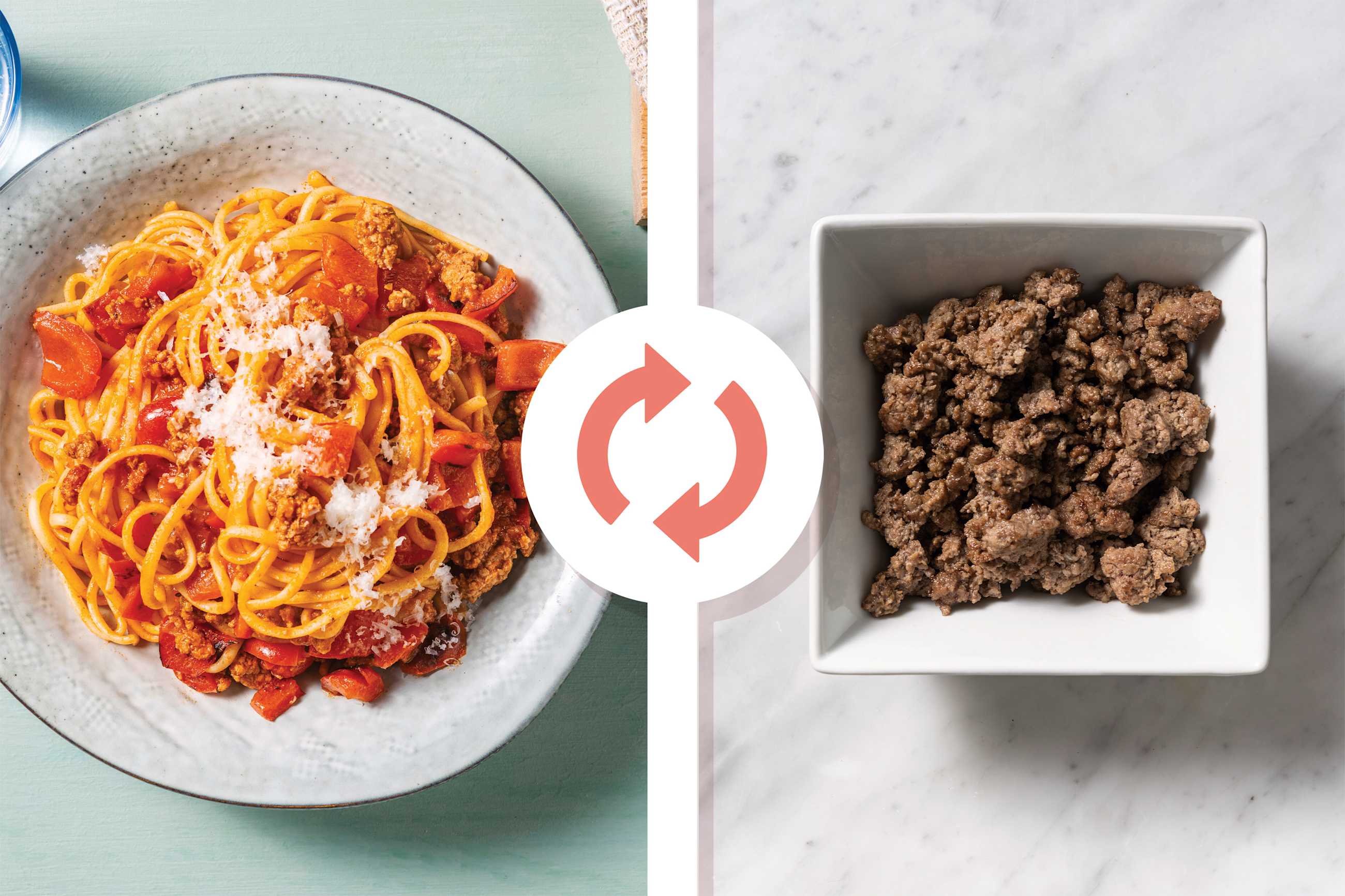 Beef & Sun-Dried Tomato Pesto Spaghetti Recipe | HelloFresh